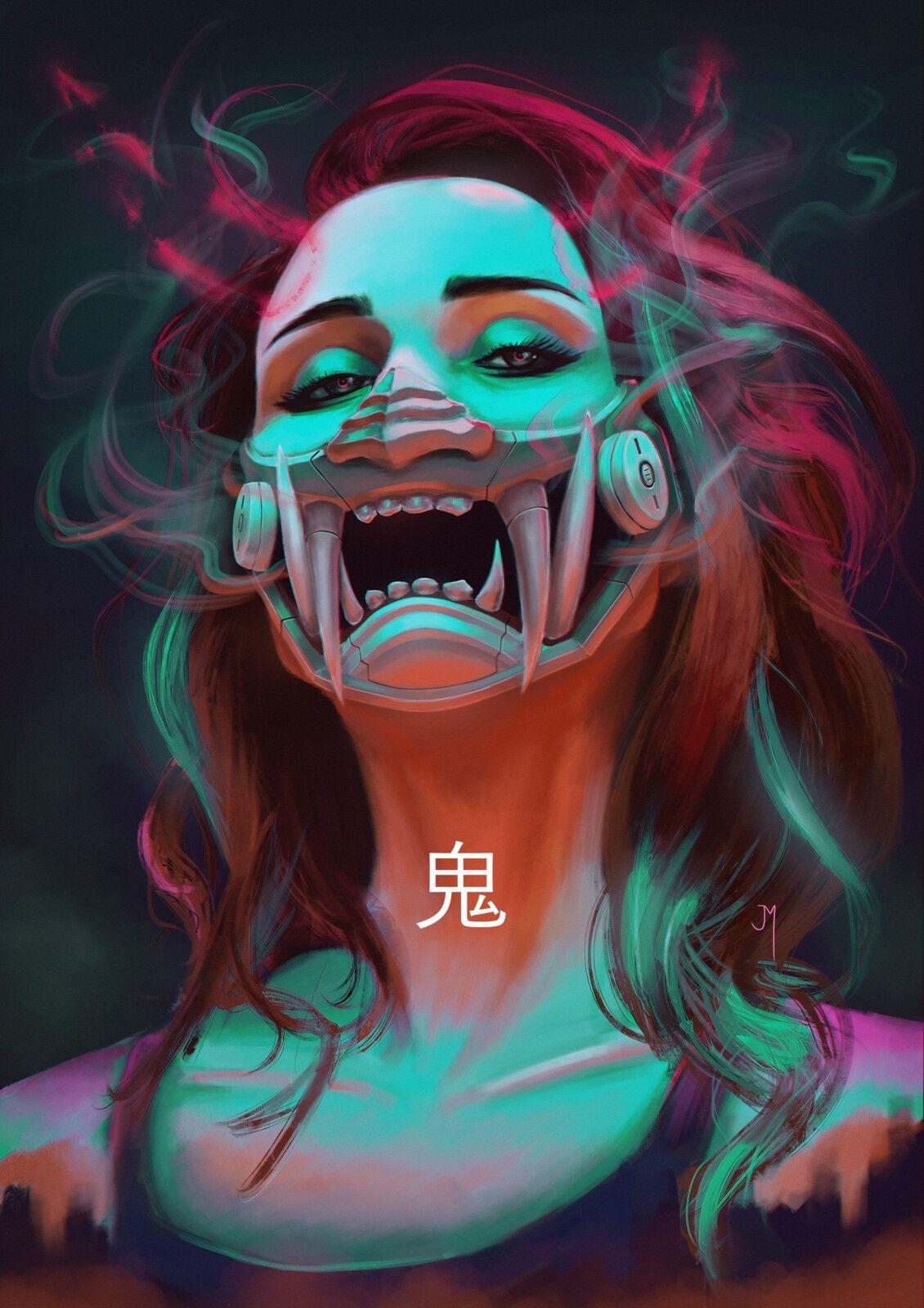 Hannya Black Wallpapers - Top Free Hannya Black Backgrounds ...