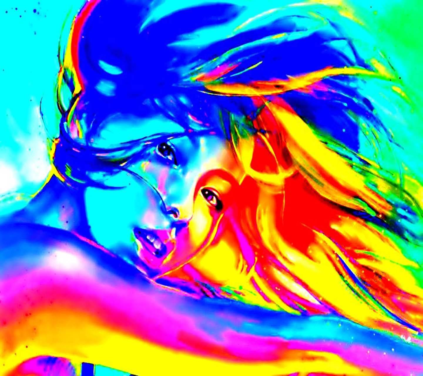 Rainbow Girl Wallpapers - Top Free Rainbow Girl Backgrounds ...