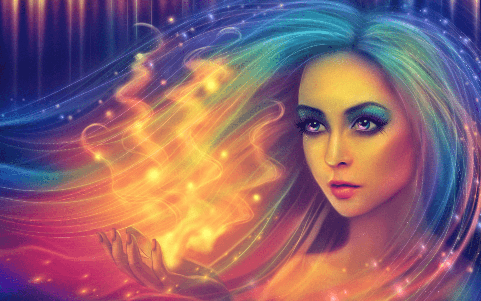 Rainbow Girl Wallpapers - Top Free Rainbow Girl Backgrounds ...