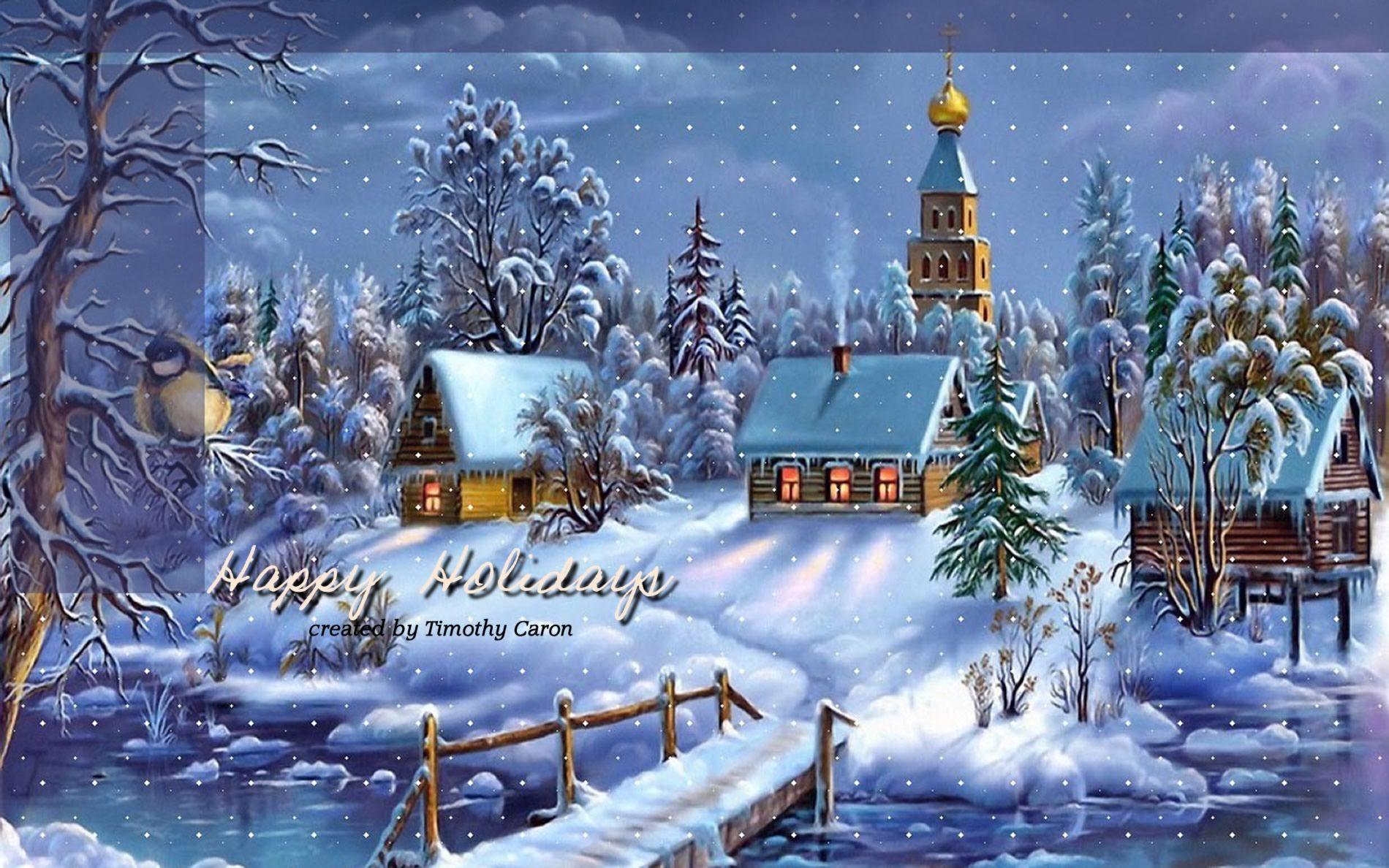 Winter Holiday Wallpapers - Top Free Winter Holiday Backgrounds ...