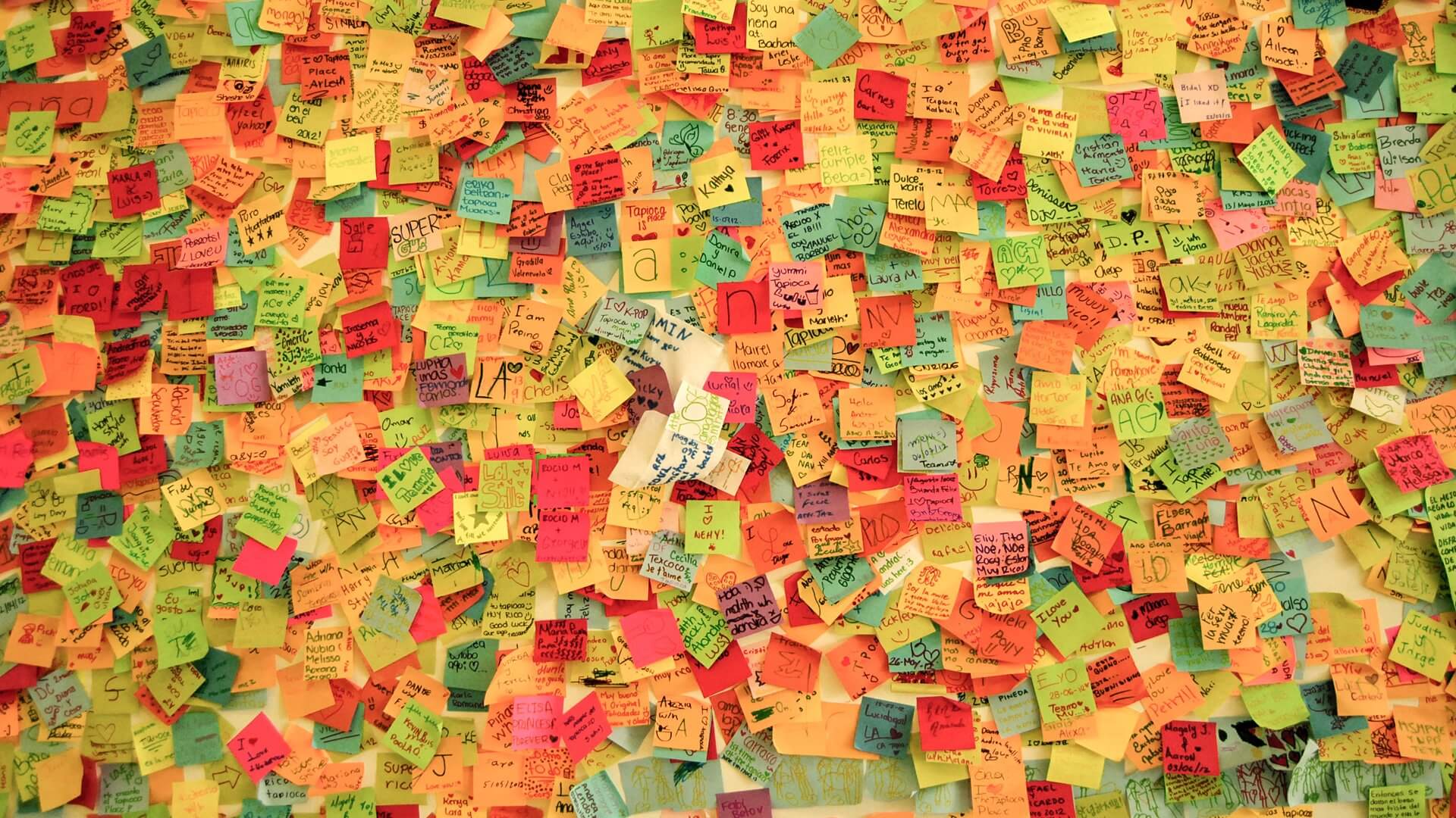 Post It Wallpapers - Top Free Post It Backgrounds - WallpaperAccess