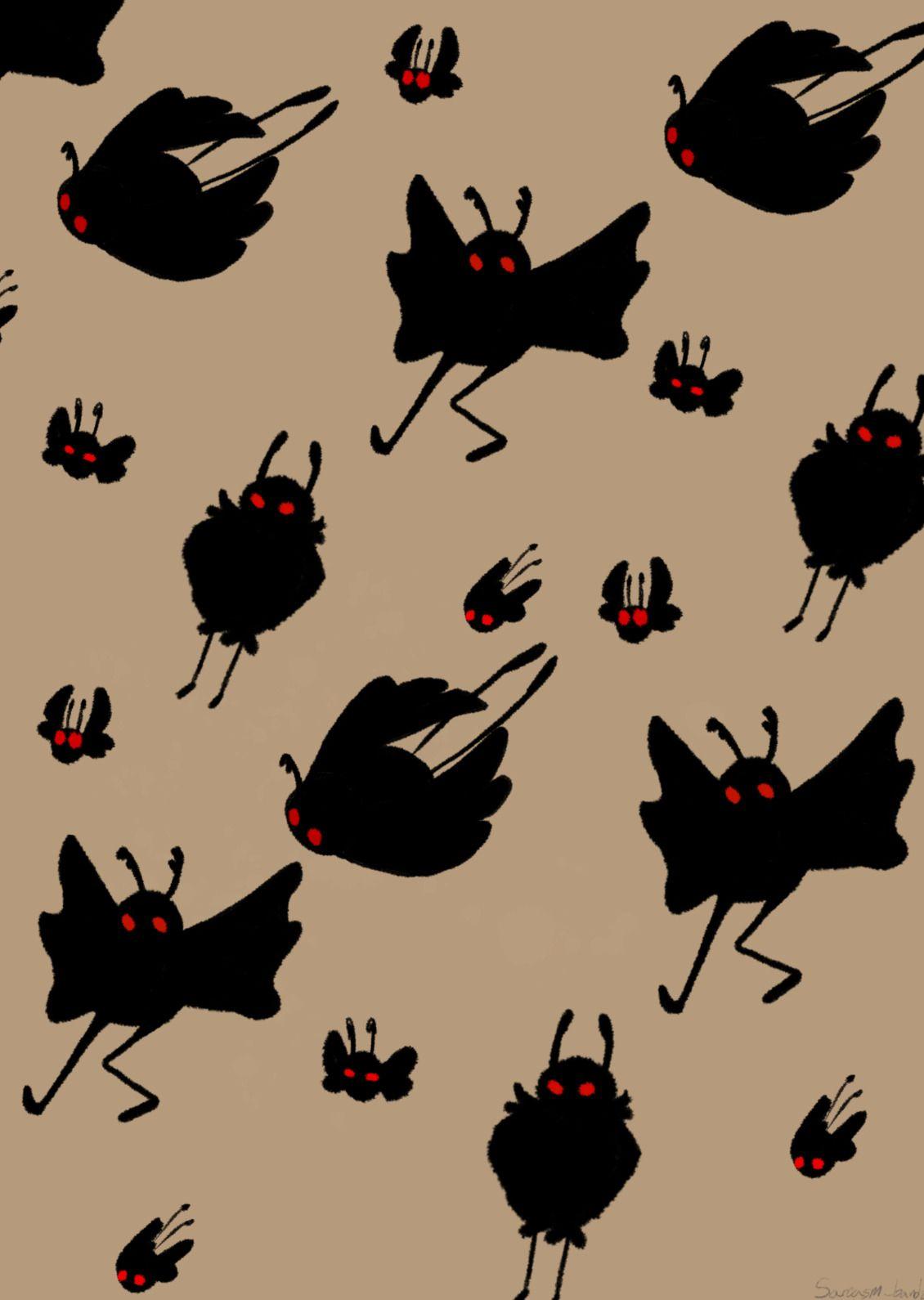 Mothman Wallpapers - Top Free Mothman Backgrounds - WallpaperAccess