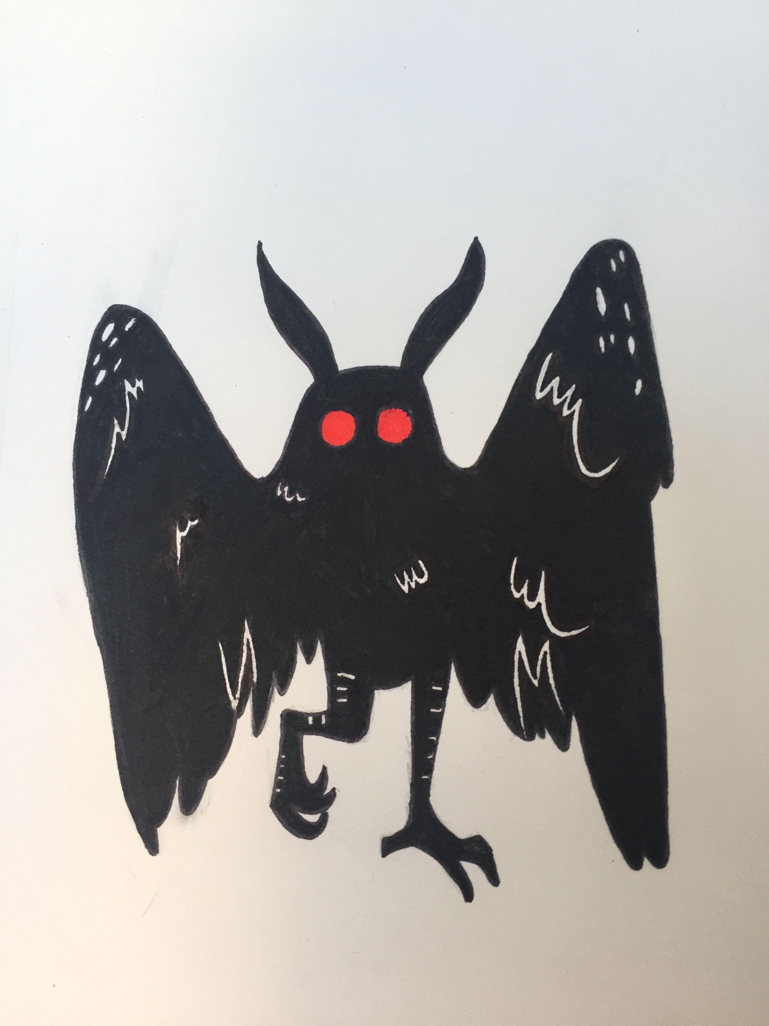 Mothman Wallpapers - Top Free Mothman Backgrounds - WallpaperAccess
