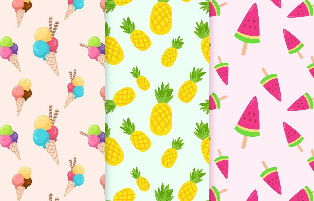 Ice Cream Pattern Wallpapers - Top Free Ice Cream Pattern Backgrounds ...