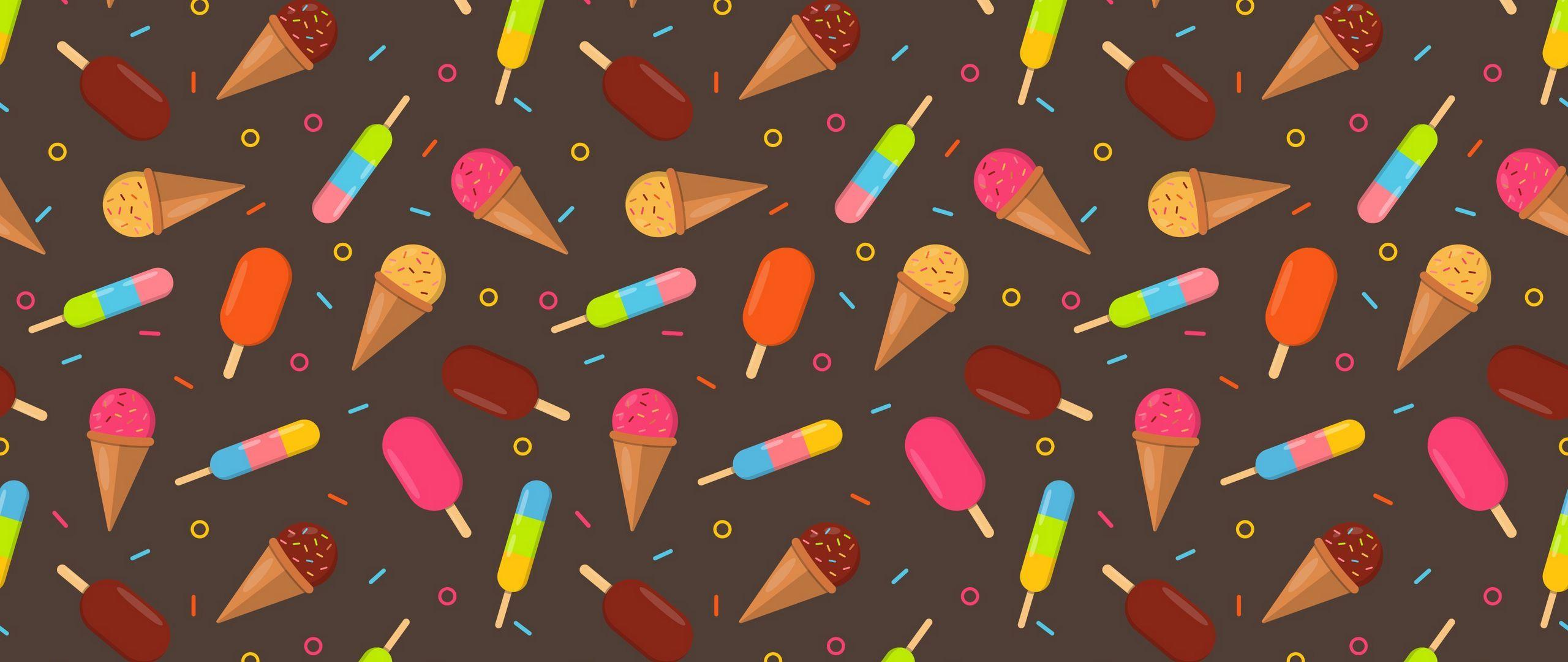 Ice Cream Pattern Wallpapers - Top Free Ice Cream Pattern Backgrounds ...