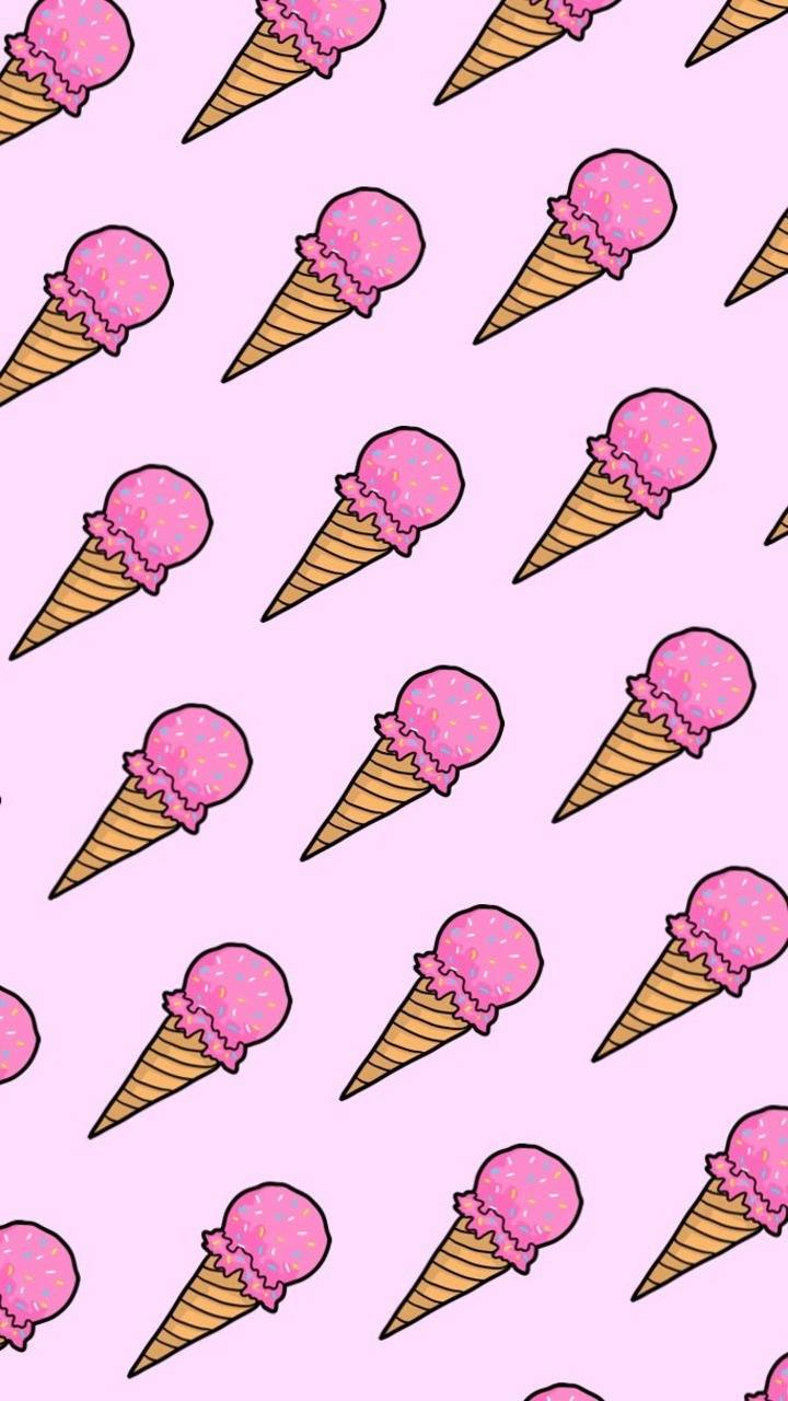 Ice Cream Pattern Wallpapers - Top Free Ice Cream Pattern Backgrounds ...