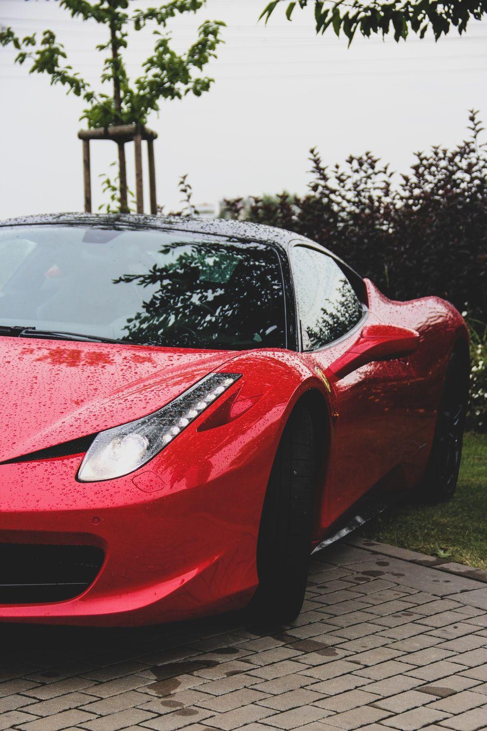 Red Farrari Car Wallpapers - Top Free Red Farrari Car Backgrounds ...