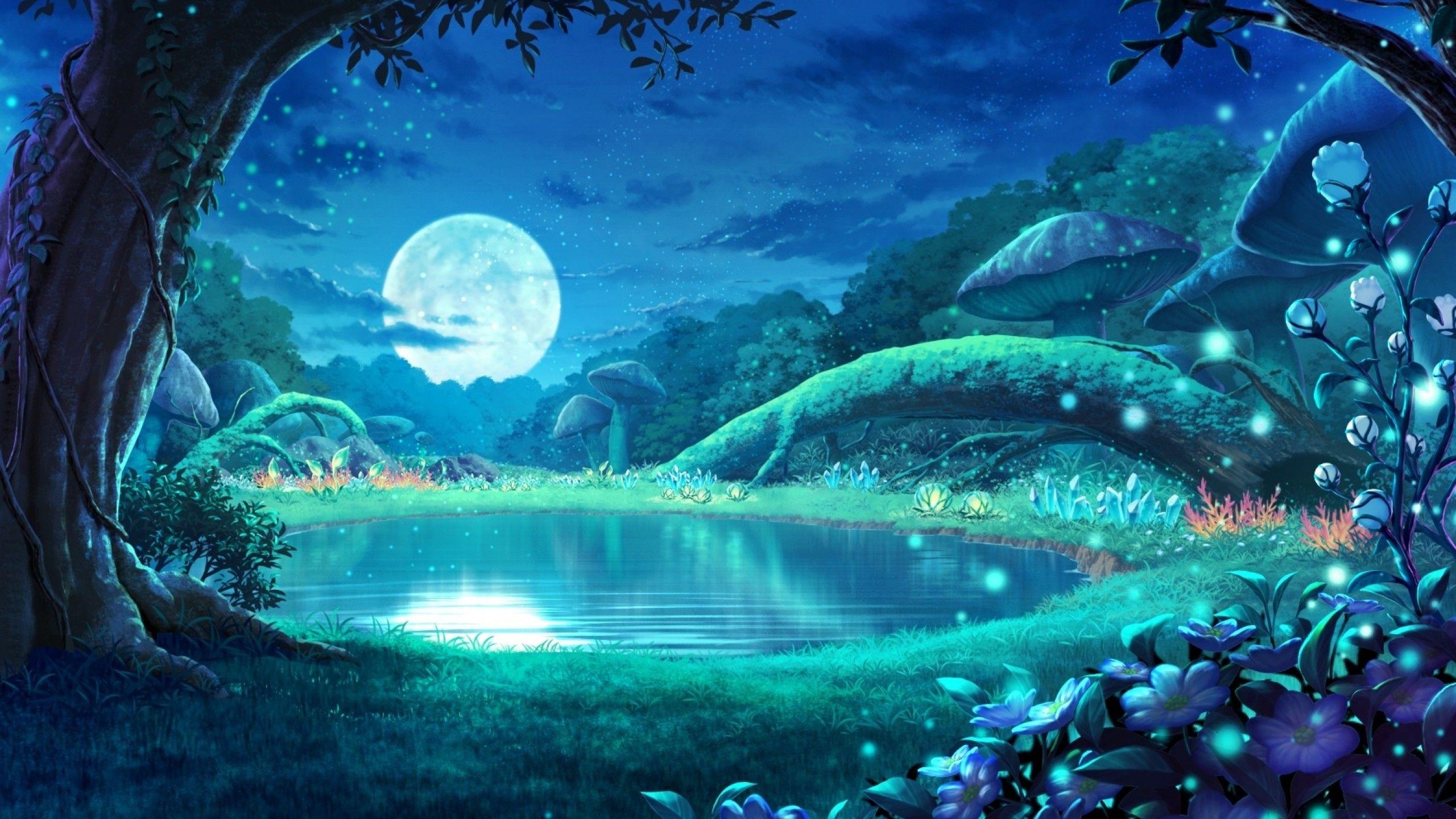 Anime Moonlight Wallpapers - Top Free Anime Moonlight Backgrounds ...