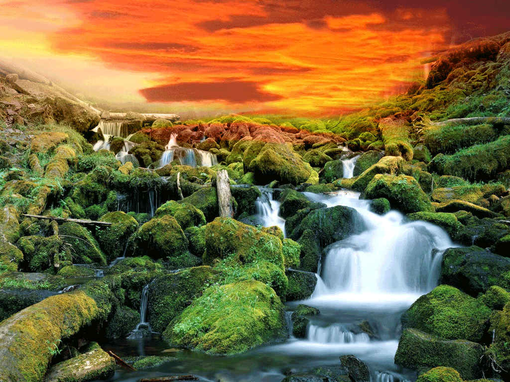 Animated Waterfall Wallpapers - Top Free Animated Waterfall Backgrounds - WallpaperAccess