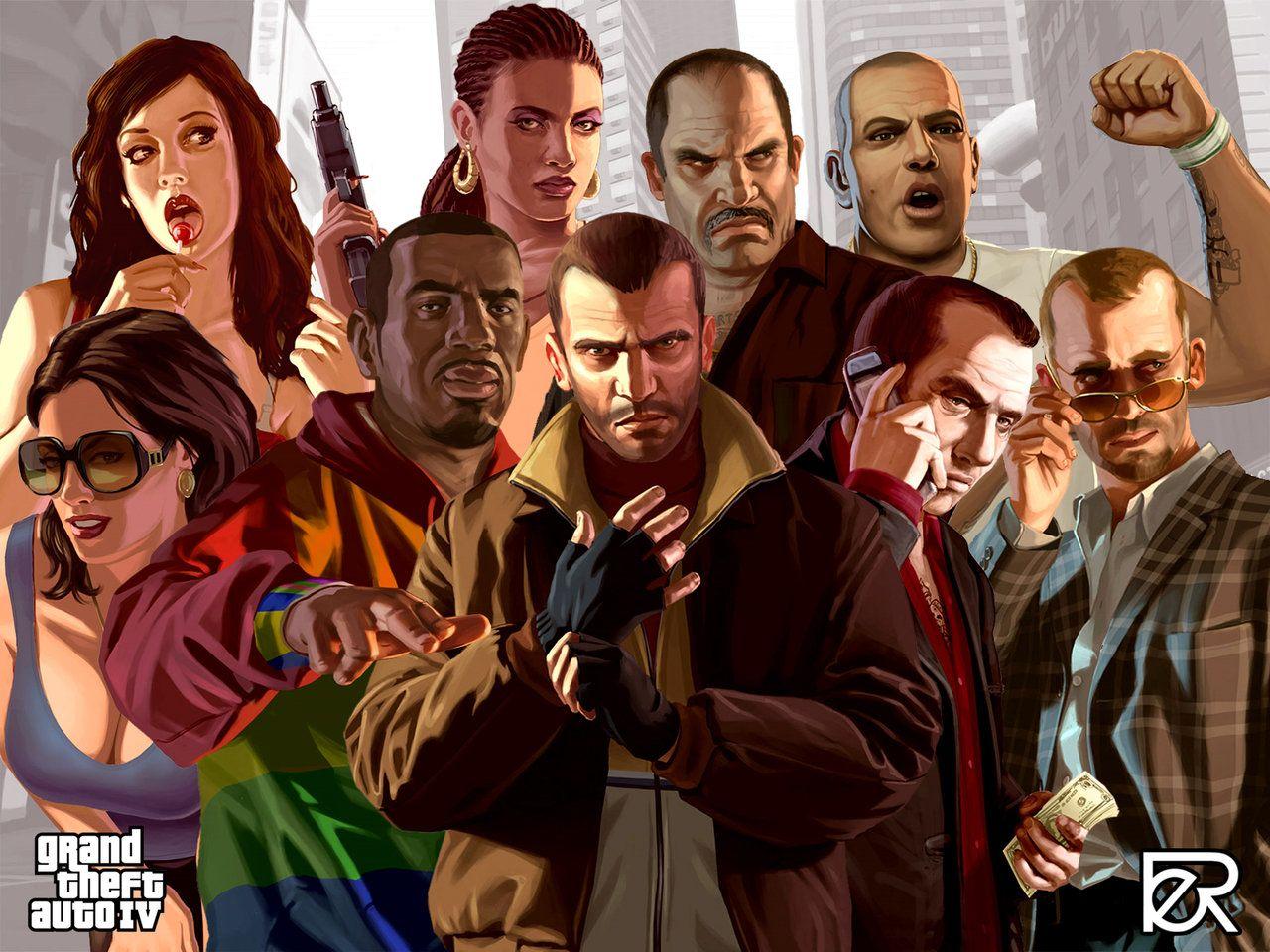 GTA Characters Wallpapers - Top Free GTA Characters Backgrounds ...