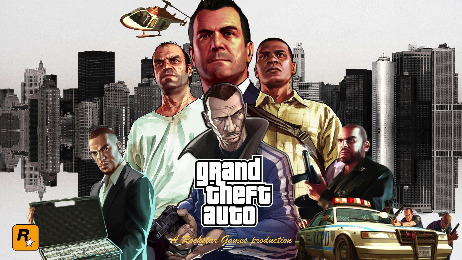 GTA Characters Wallpapers - Top Free GTA Characters Backgrounds ...