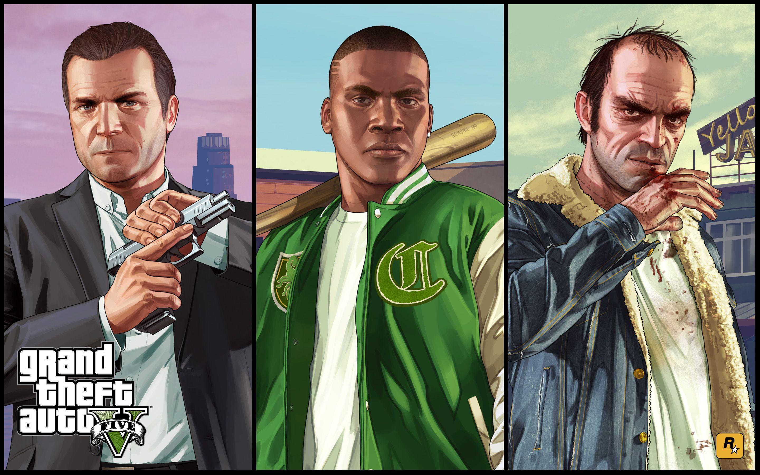 GTA Characters Wallpapers - Top Free GTA Characters Backgrounds ...