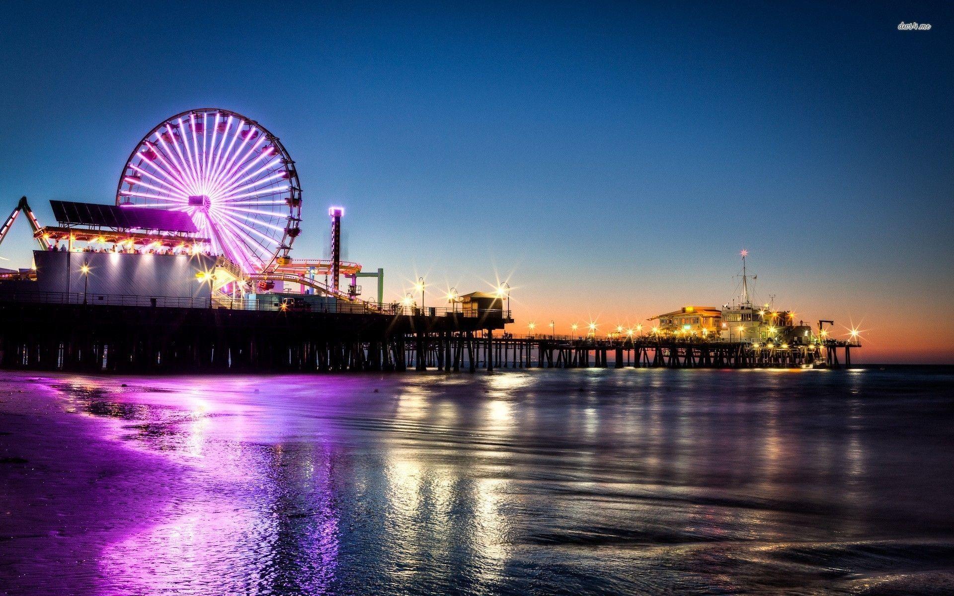 Santa Monica Sunset Wallpapers - Top Free Santa Monica Sunset ...