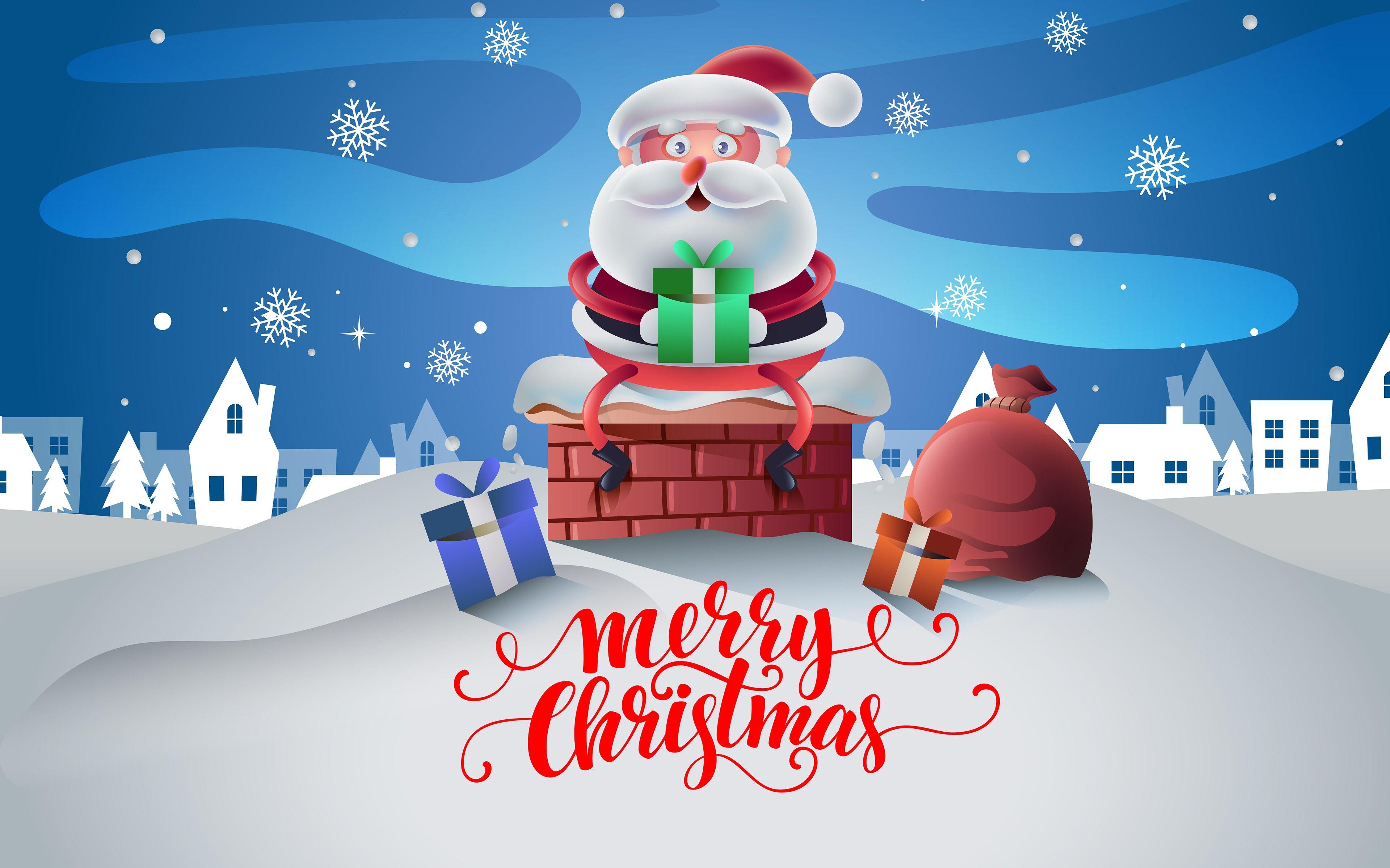 Cartoon Christmas Wallpapers - Top Free Cartoon Christmas Backgrounds ...
