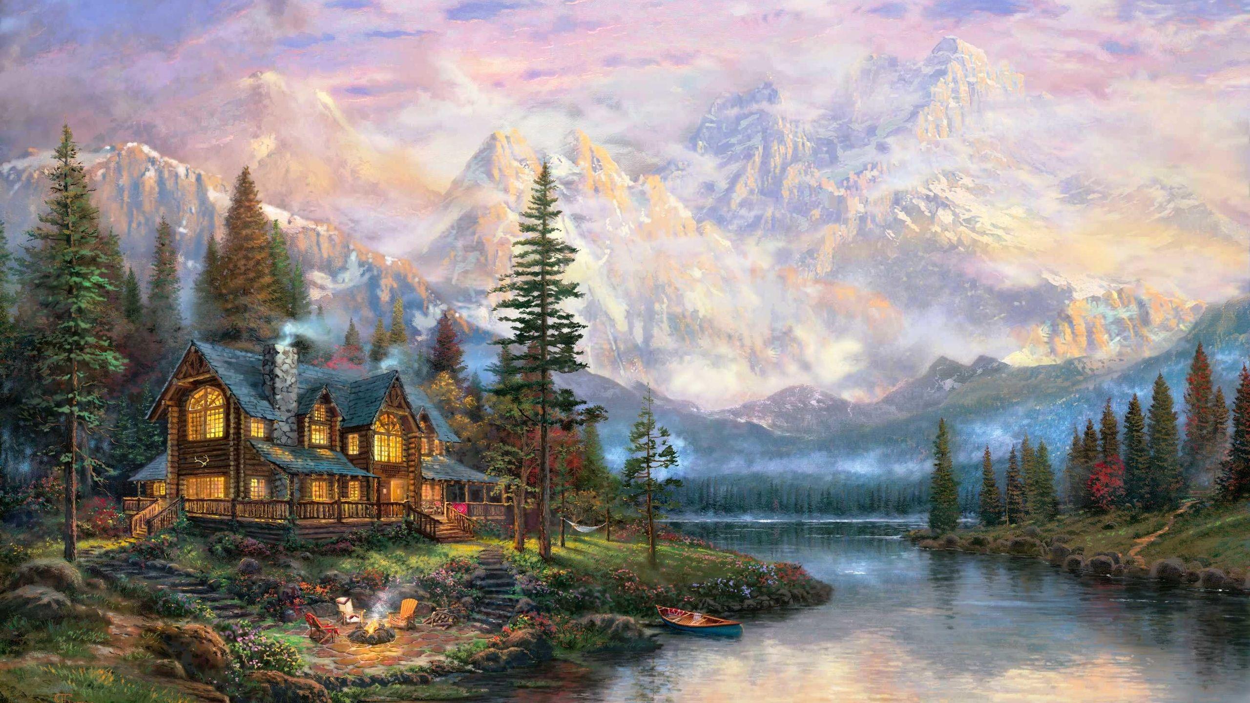 Thomas Kinkade Desktop Wallpapers - Top Free Thomas Kinkade Desktop ...