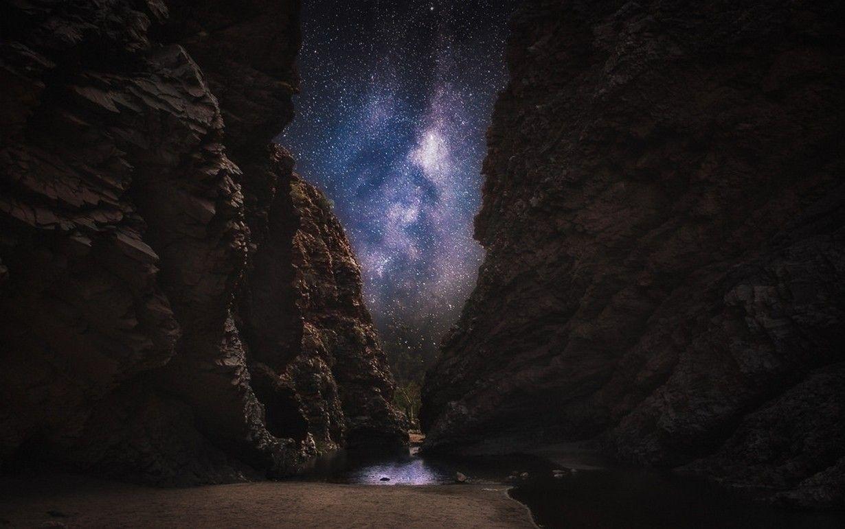 Milky Way Beach Wallpapers - Top Free Milky Way Beach Backgrounds ...