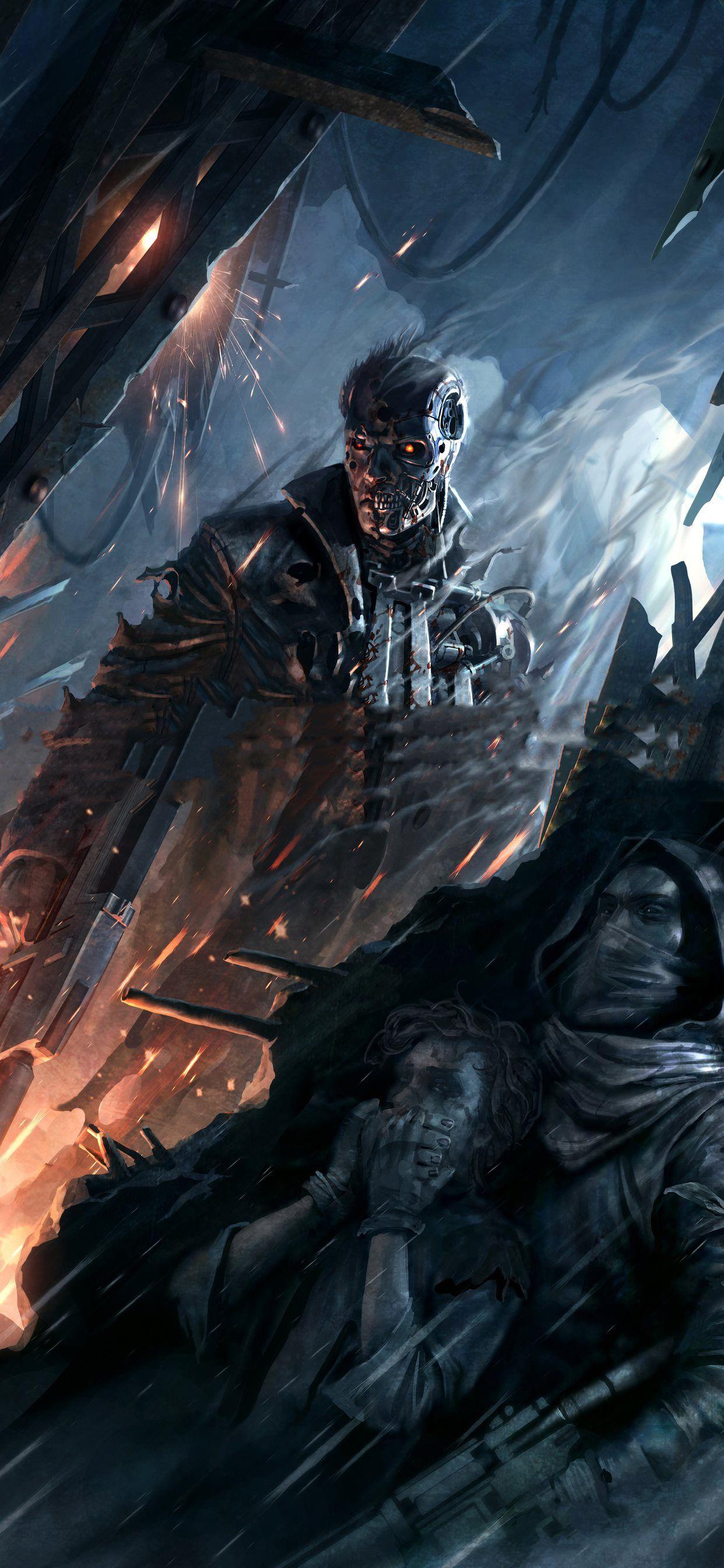 Cool Terminator Wallpapers - Top Free Cool Terminator Backgrounds ...