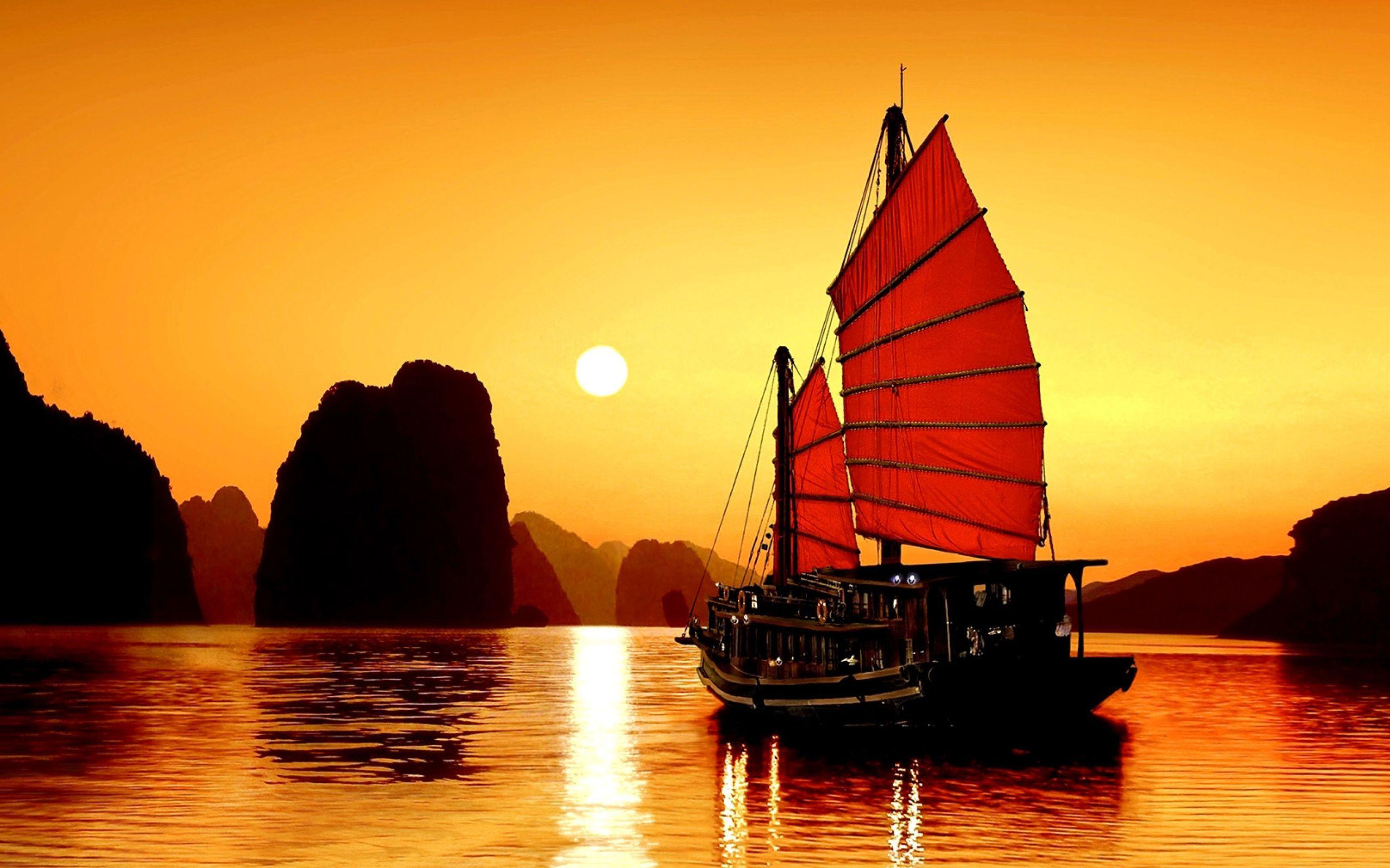 Sailboat Sunset Wallpapers Top Free Sailboat Sunset Backgrounds