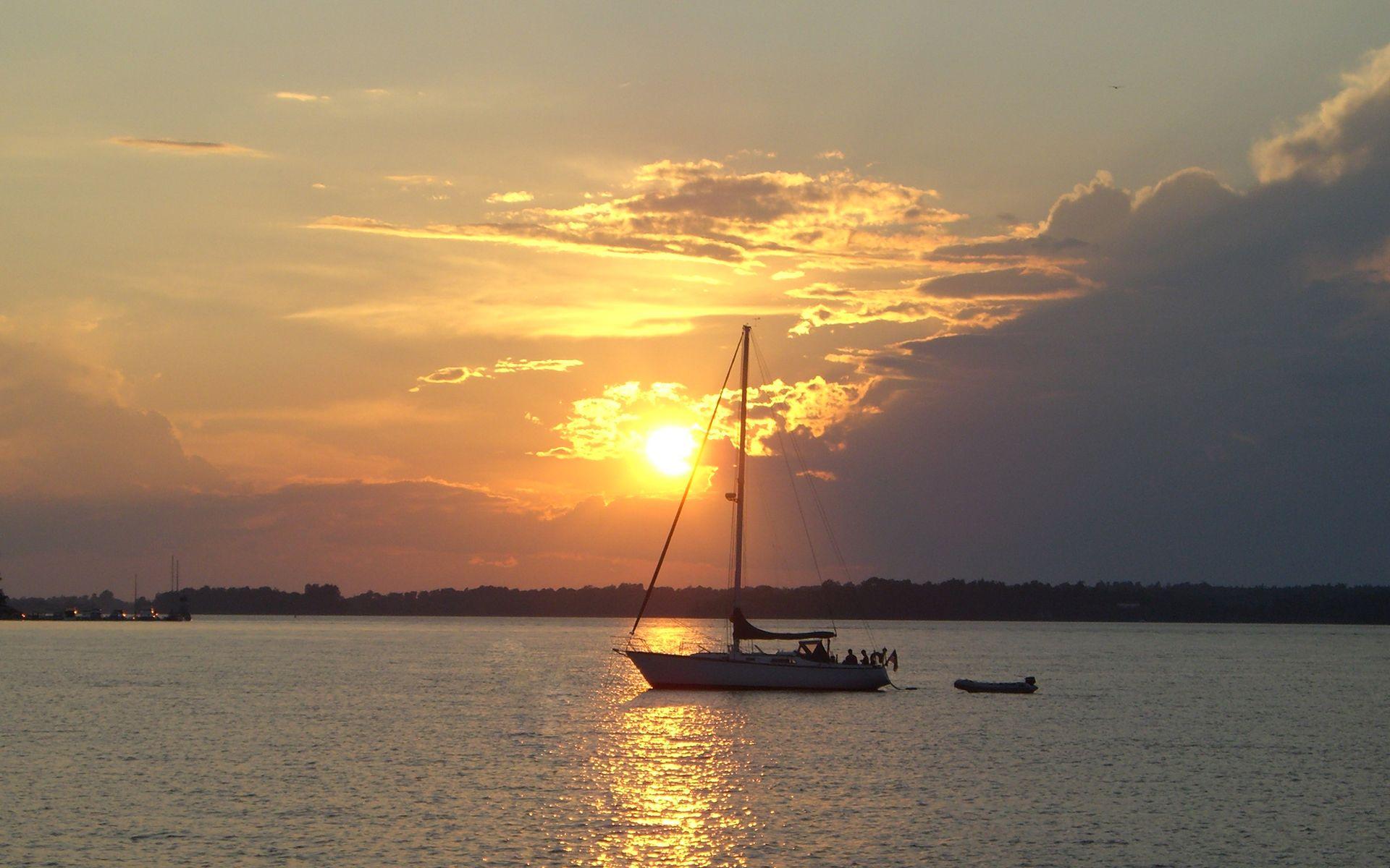 Sailboat Sunset Wallpapers Top Free Sailboat Sunset Backgrounds
