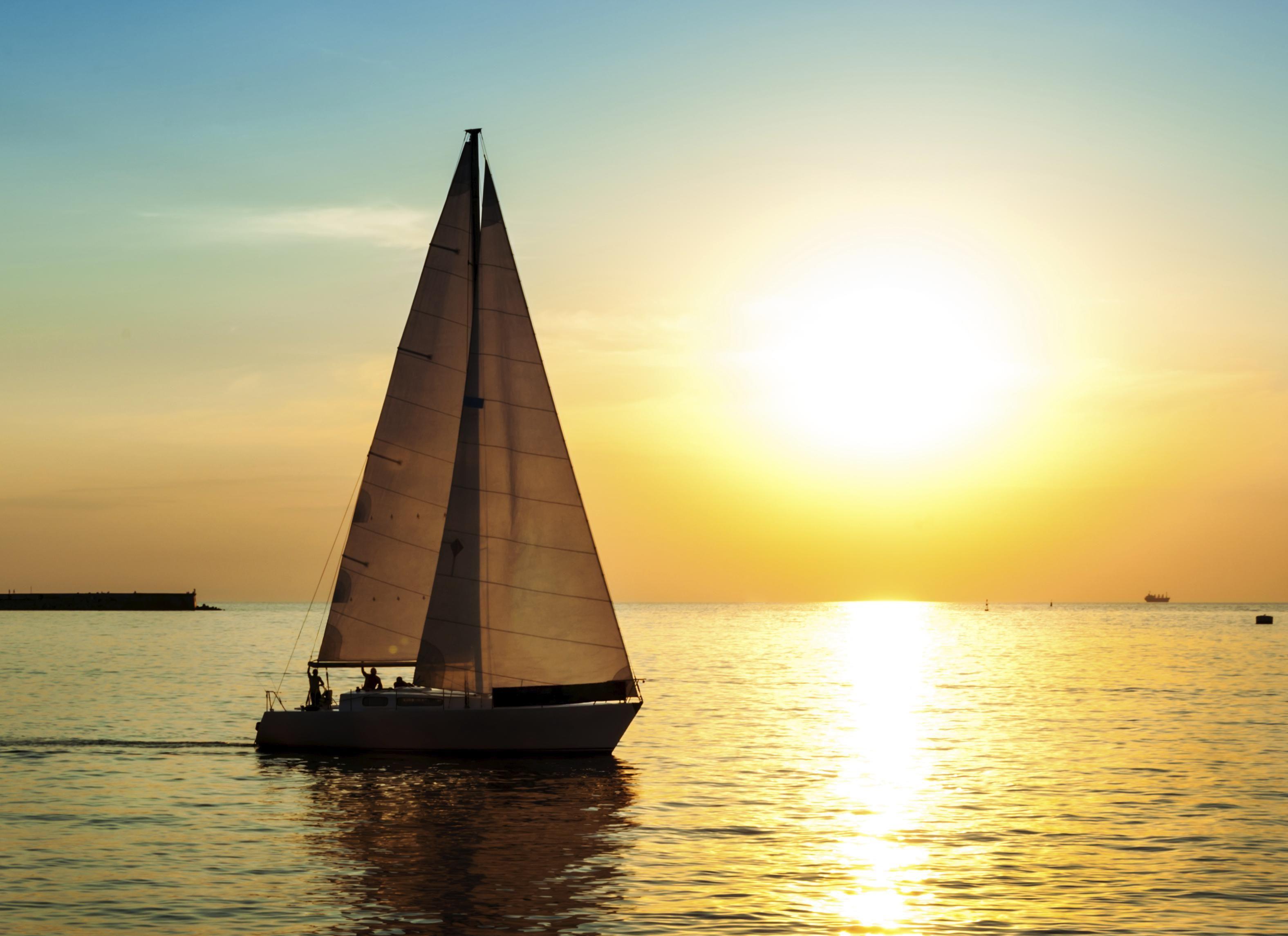 Sailboat Sunset Wallpapers - Top Free Sailboat Sunset Backgrounds ...