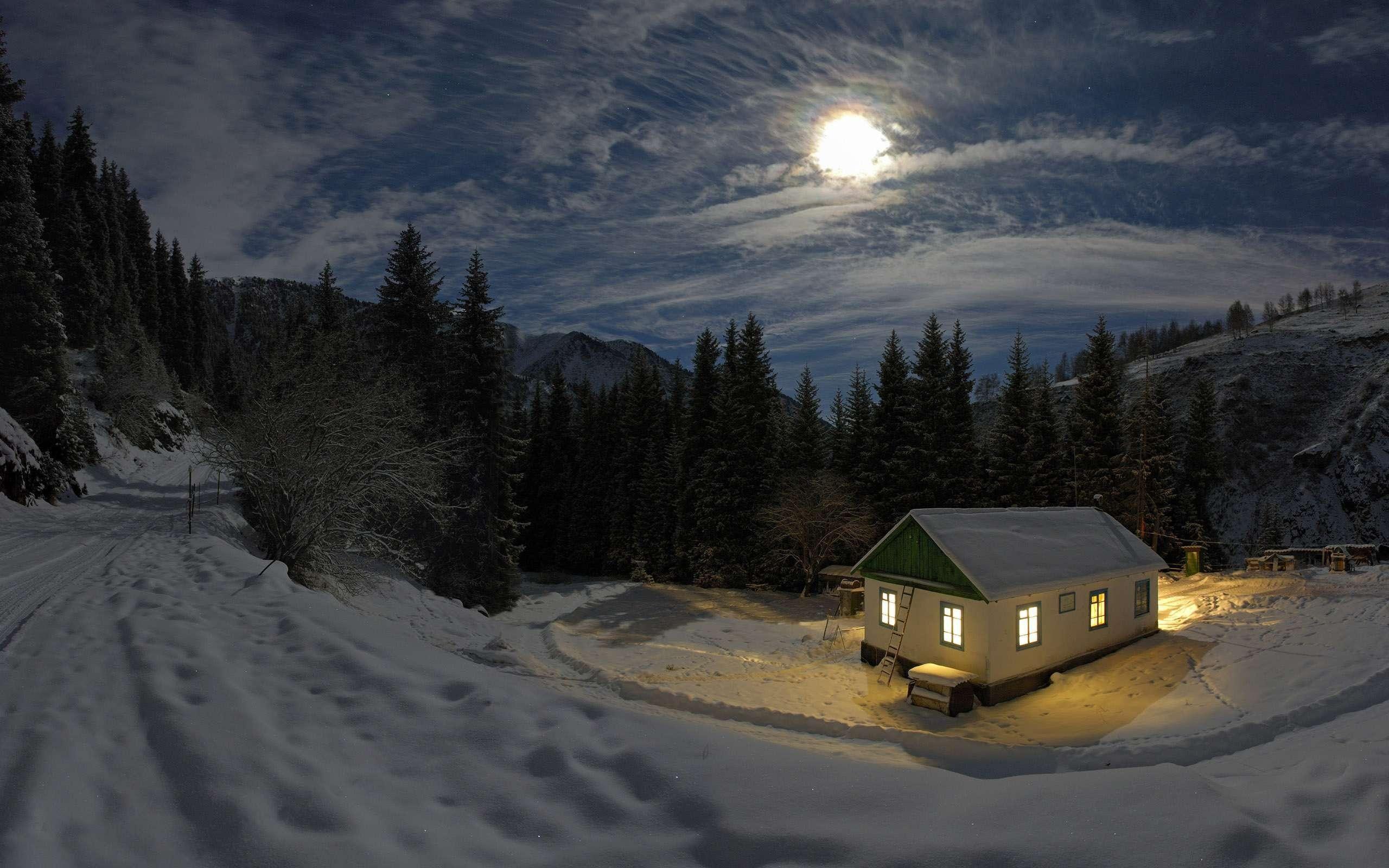 Snow Night HD Wallpapers - Top Free Snow Night HD Backgrounds ...