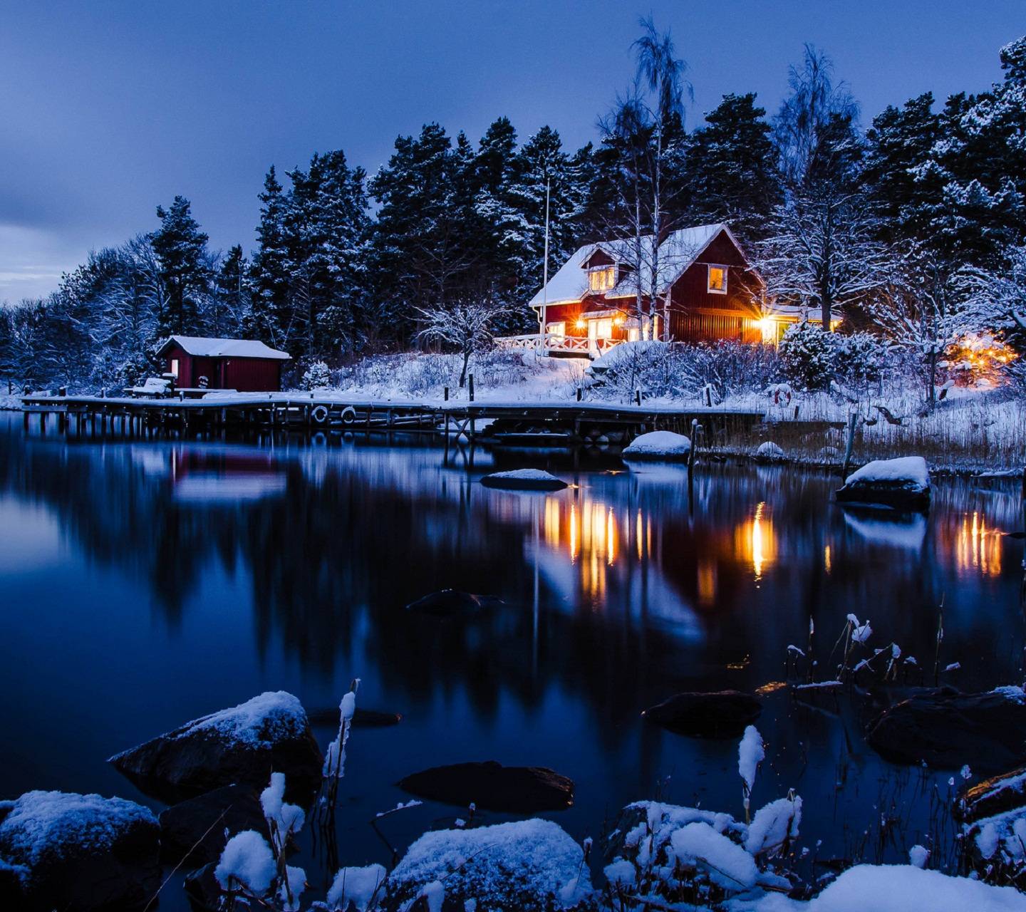 Snow Night HD Wallpapers - Top Free Snow Night HD Backgrounds ...