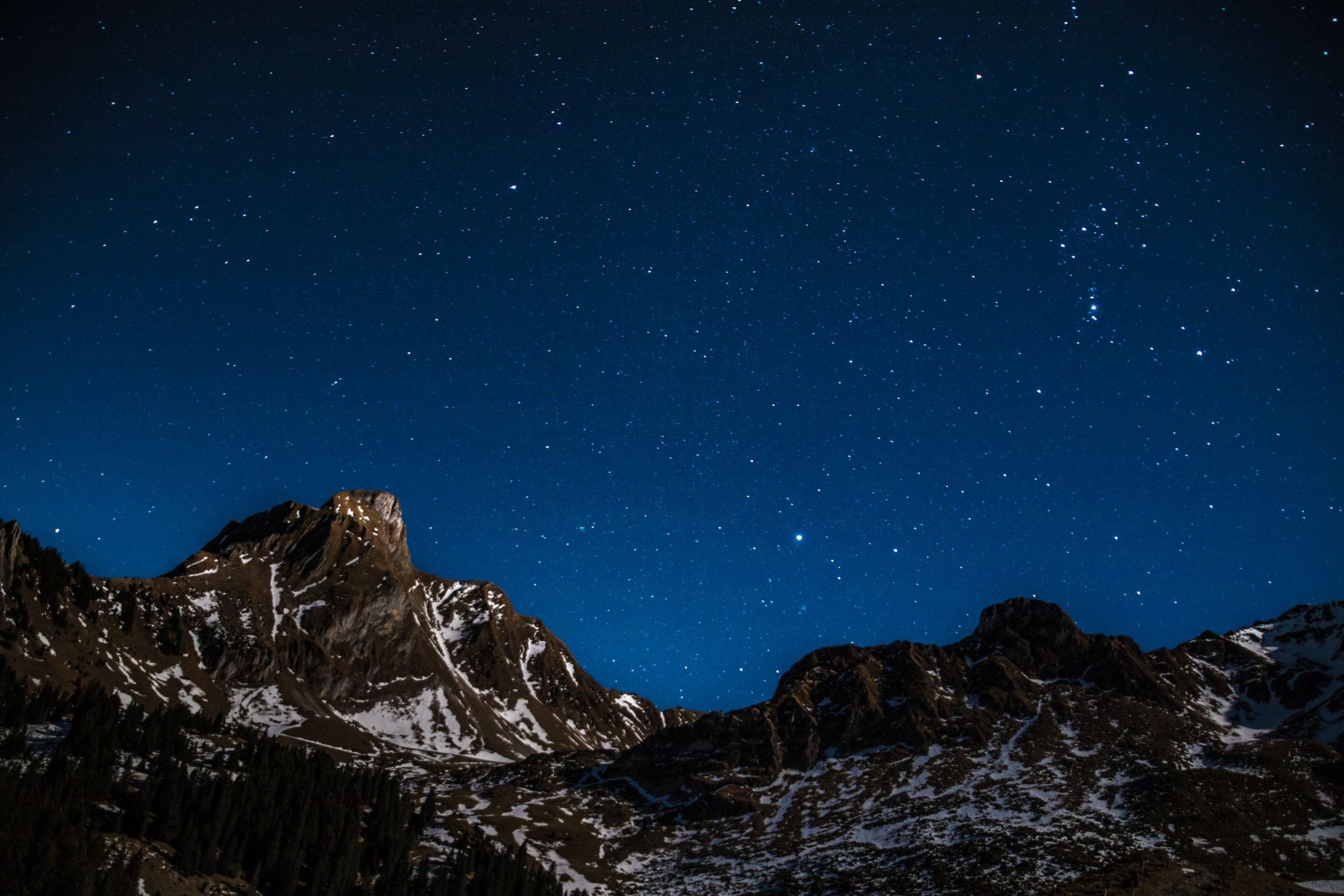 Mountains at Night Wallpapers - Top Free Mountains at Night Backgrounds ...
