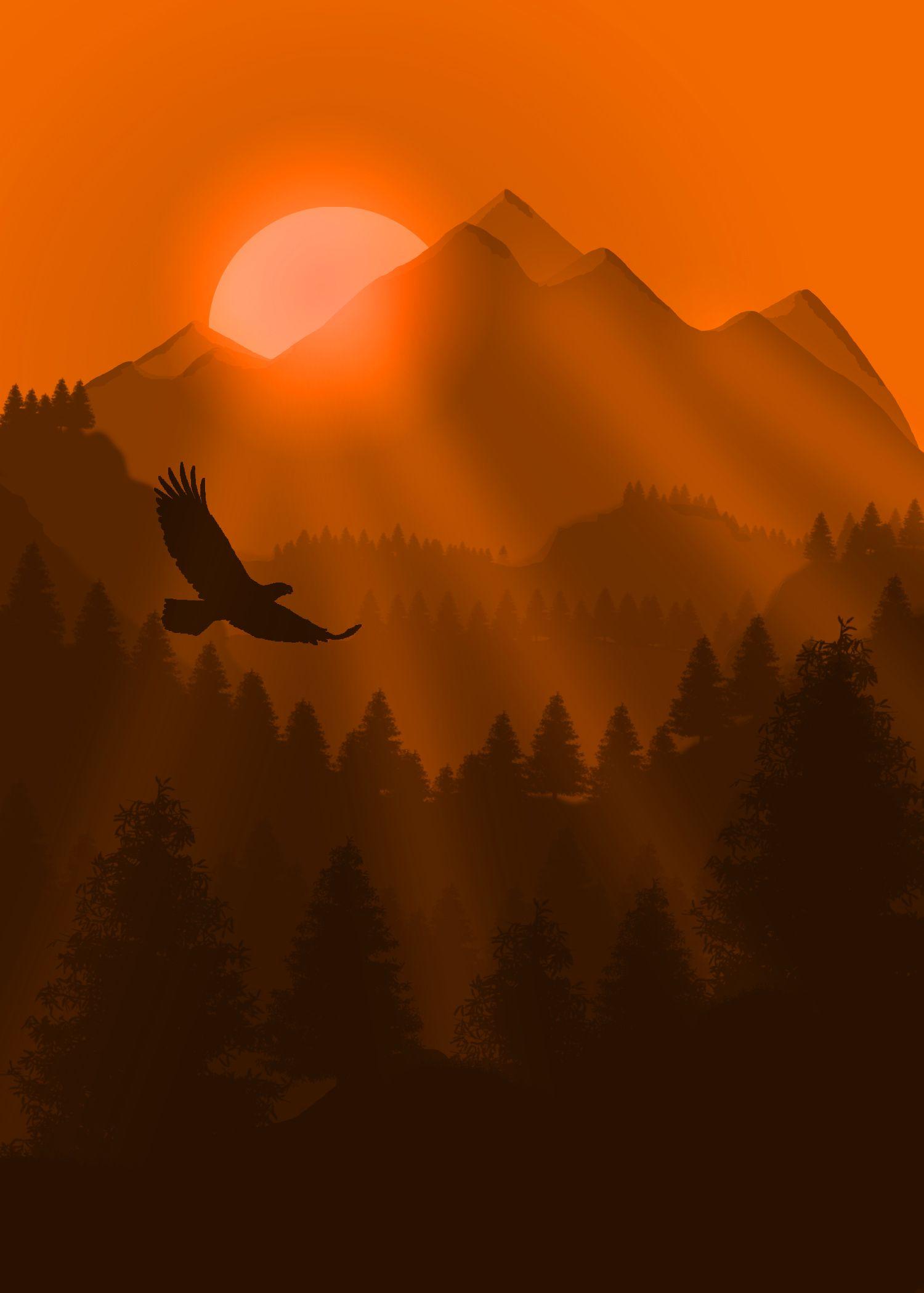 Sunset Eagle Wallpapers - Top Free Sunset Eagle Backgrounds ...