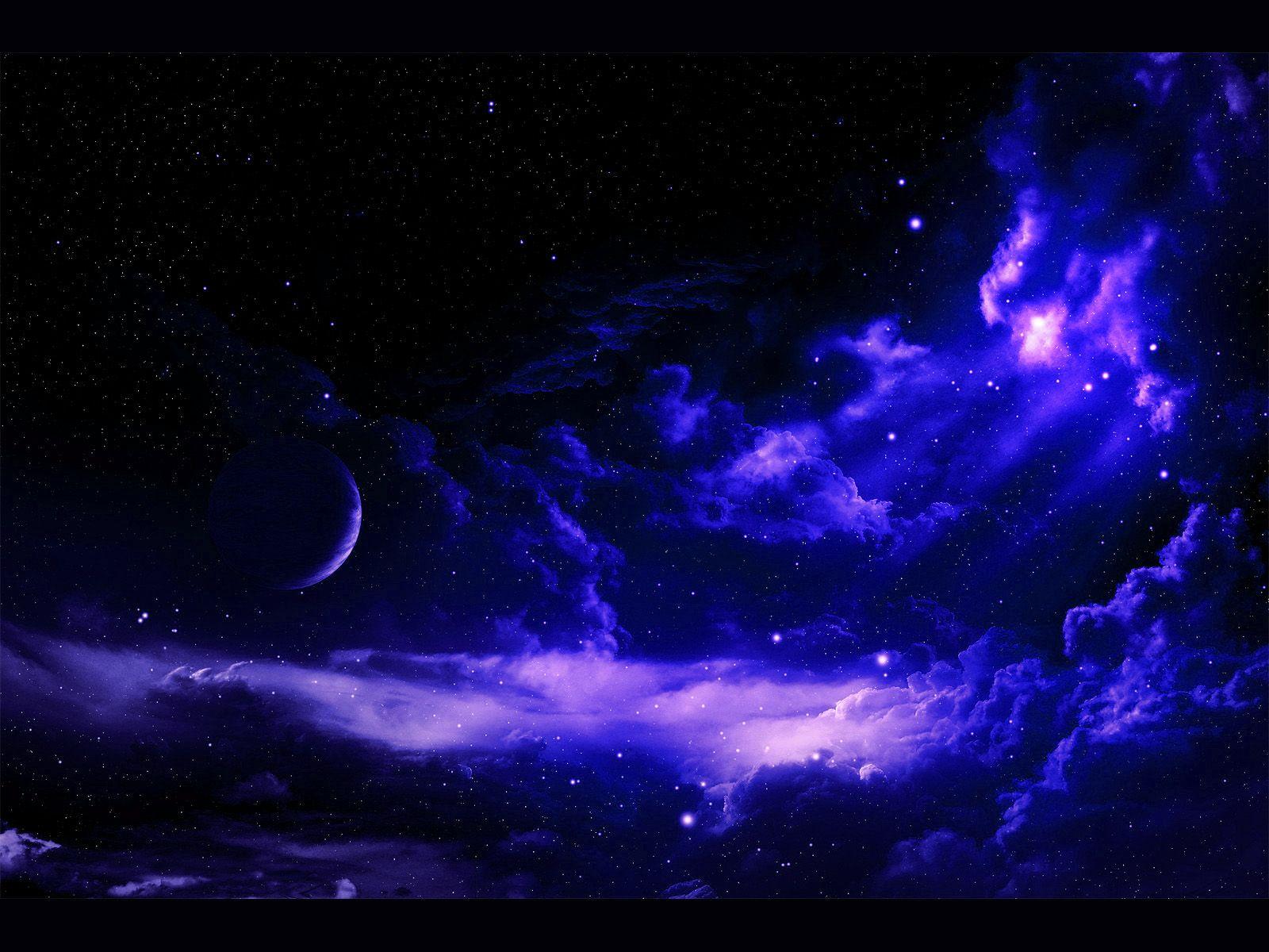 Blue Outer Space Wallpapers - Top Free Blue Outer Space Backgrounds ...