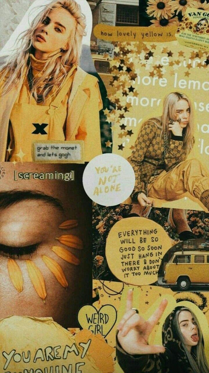 Billie Eilish Collage Wallpapers - Top Free Billie Eilish Collage ...