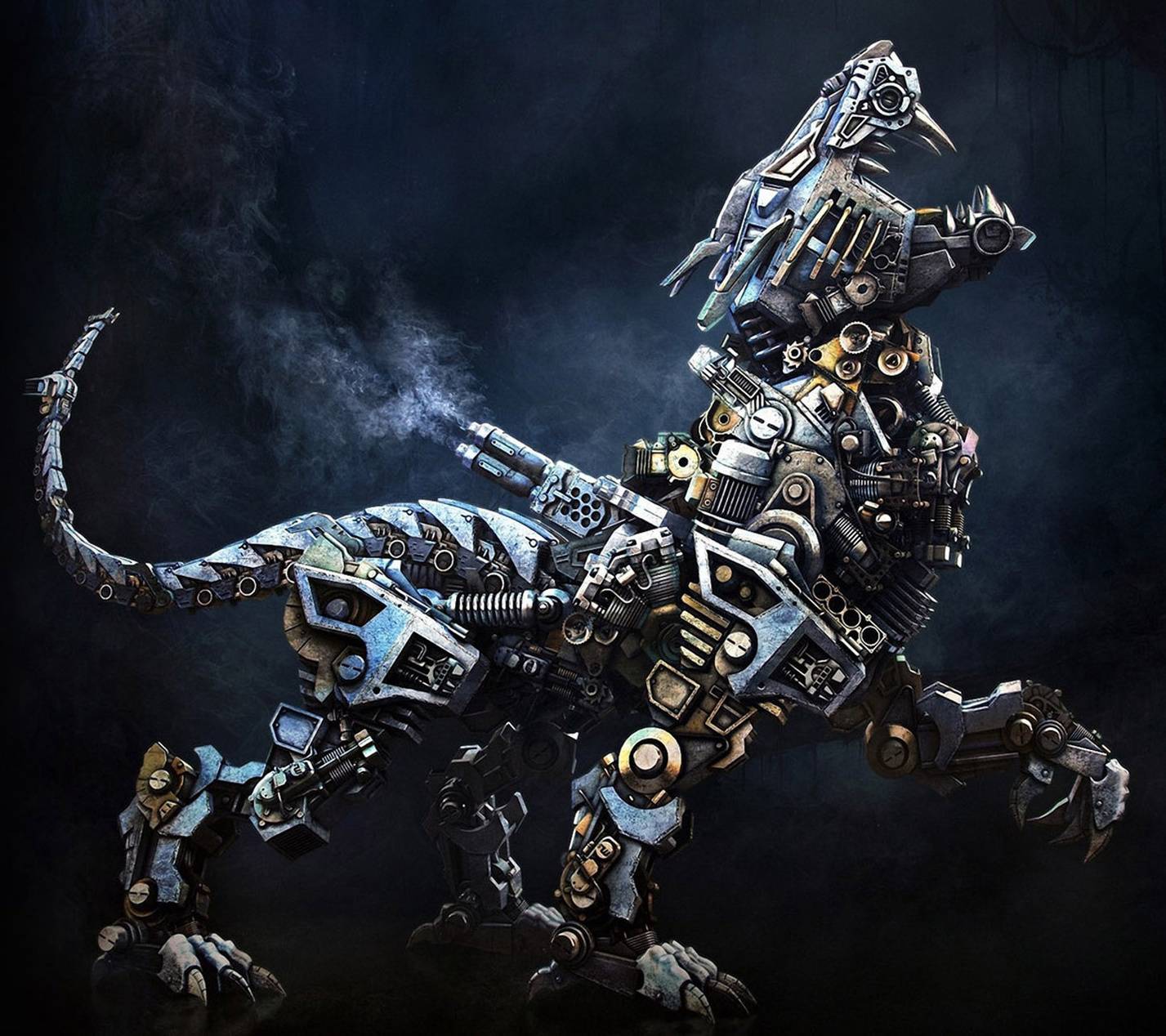 Robotic Dragon Wallpapers - Top Free Robotic Dragon Backgrounds ...