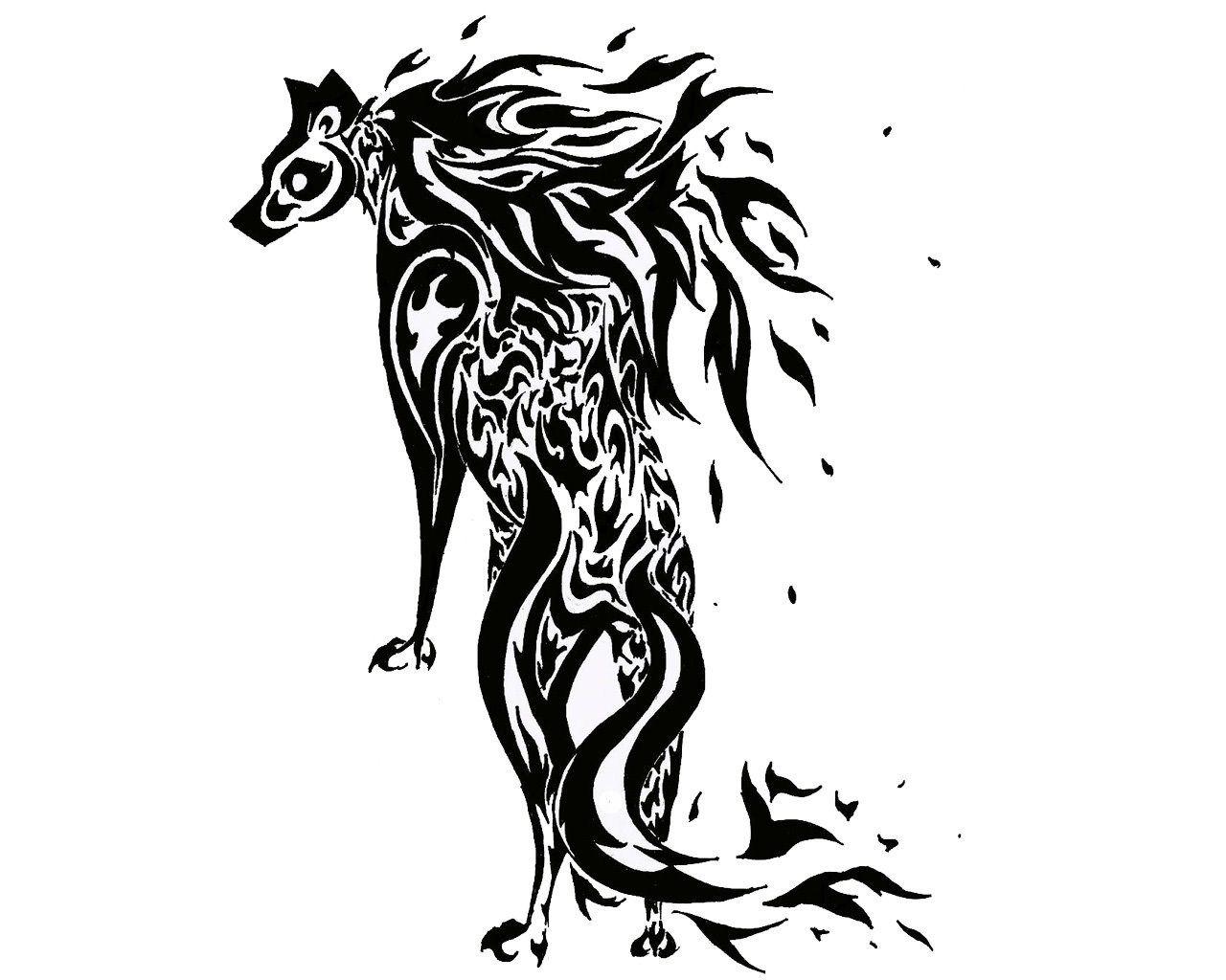 Alpha Wolf Tattoo Designs