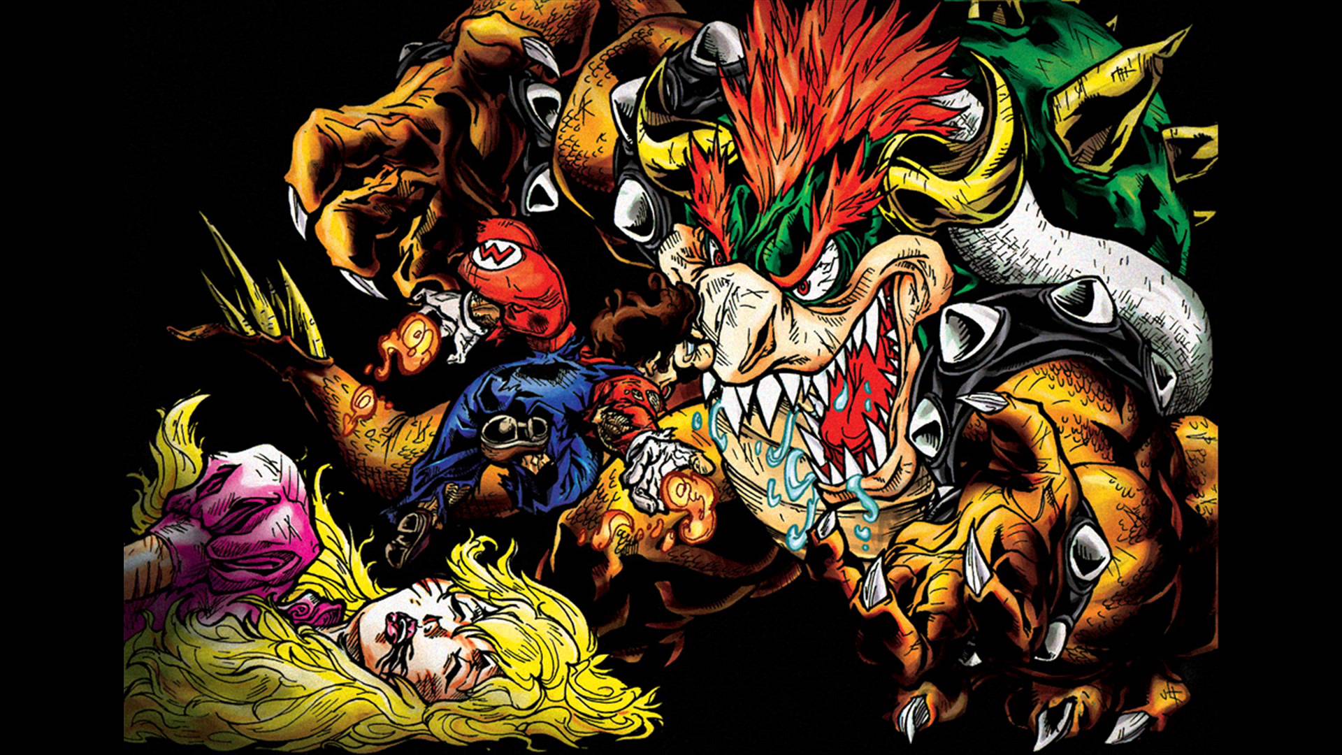 Dark Mario Wallpapers - Top Free Dark Mario Backgrounds - WallpaperAccess