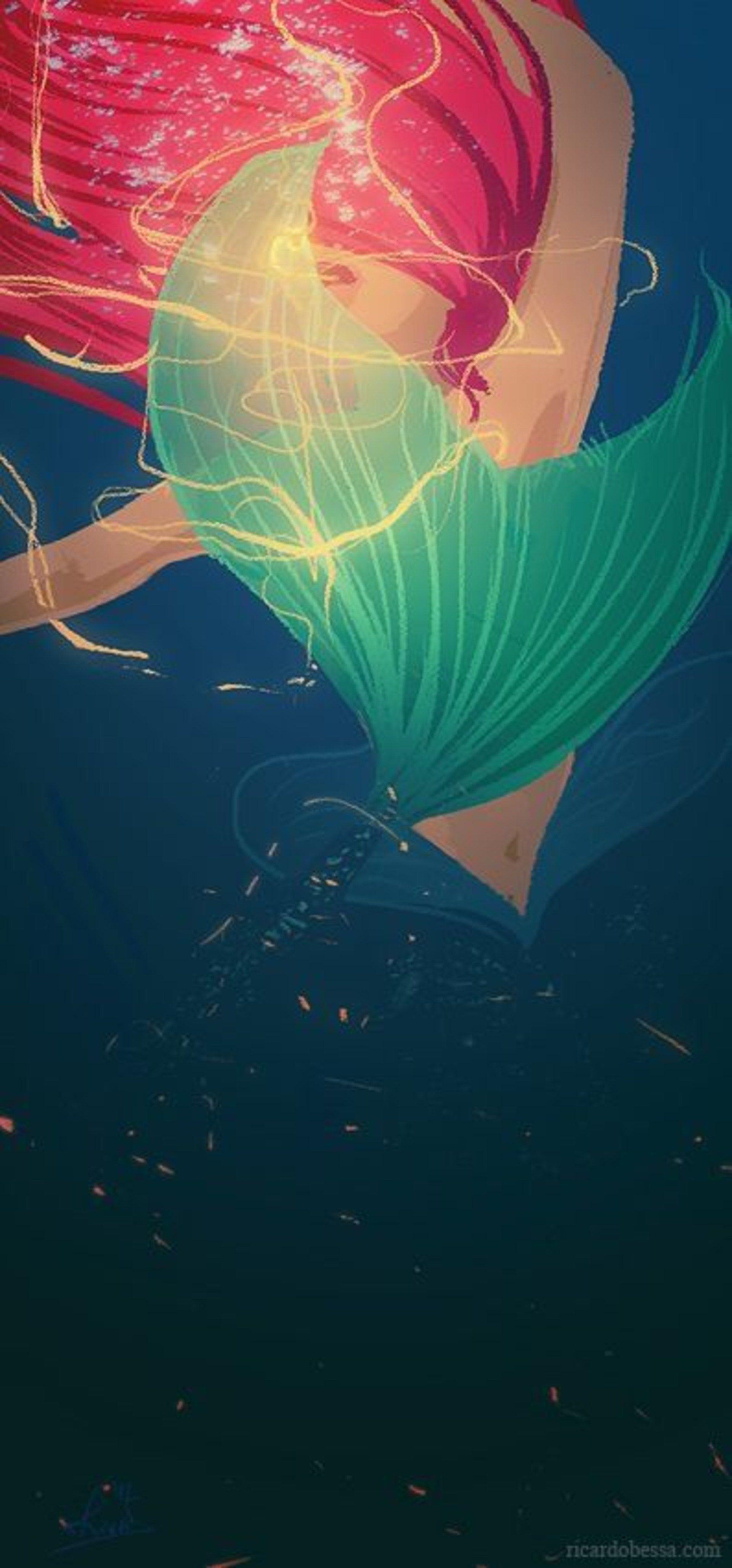 Little Mermaid Phone Wallpapers - Top Free Little Mermaid Phone ...