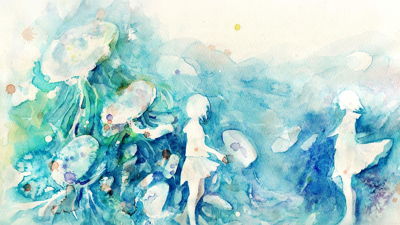 Watercolor Laptop Wallpapers - Top Free Watercolor Laptop Backgrounds ...
