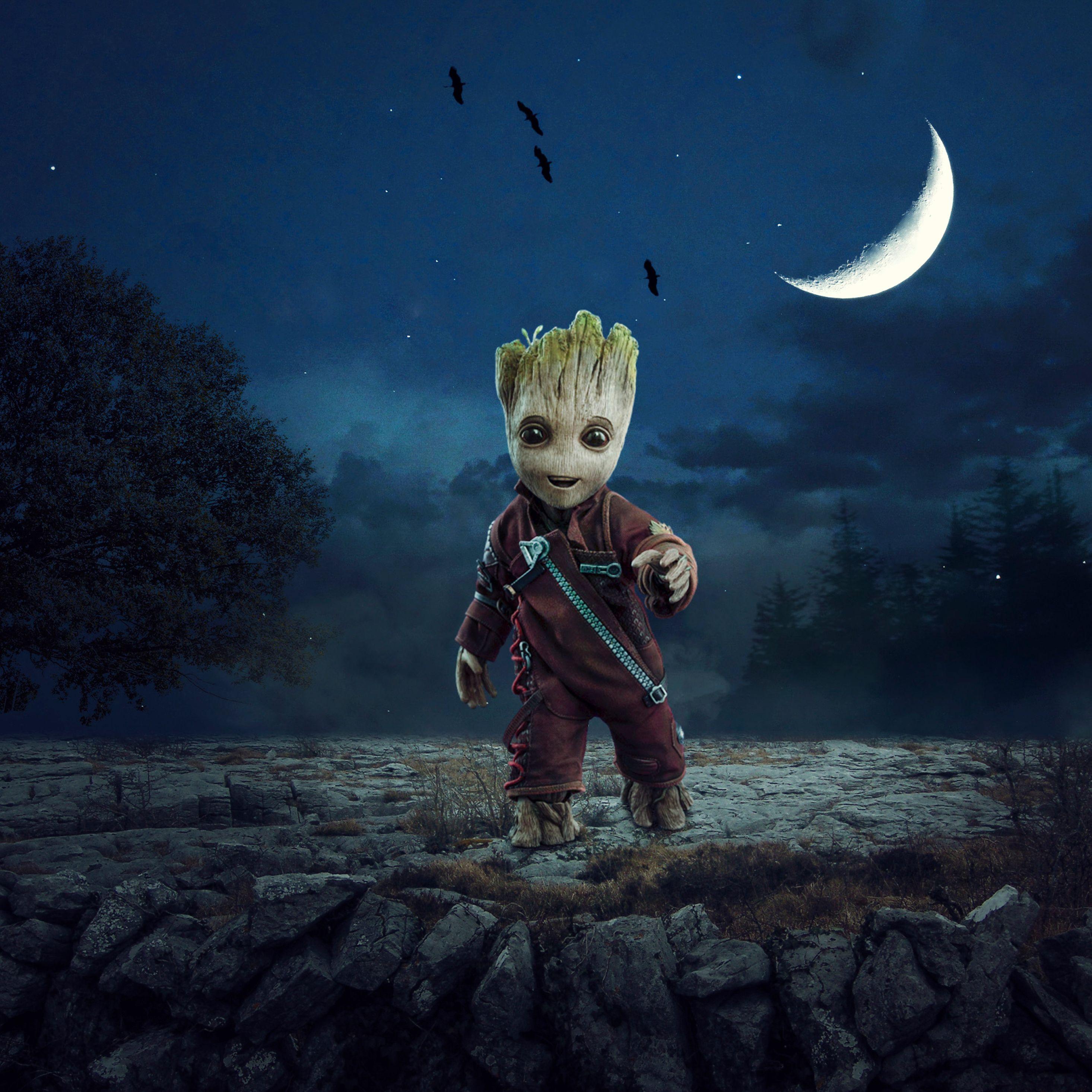 Groot Neon Wallpapers - Top Free Groot Neon Backgrounds - WallpaperAccess