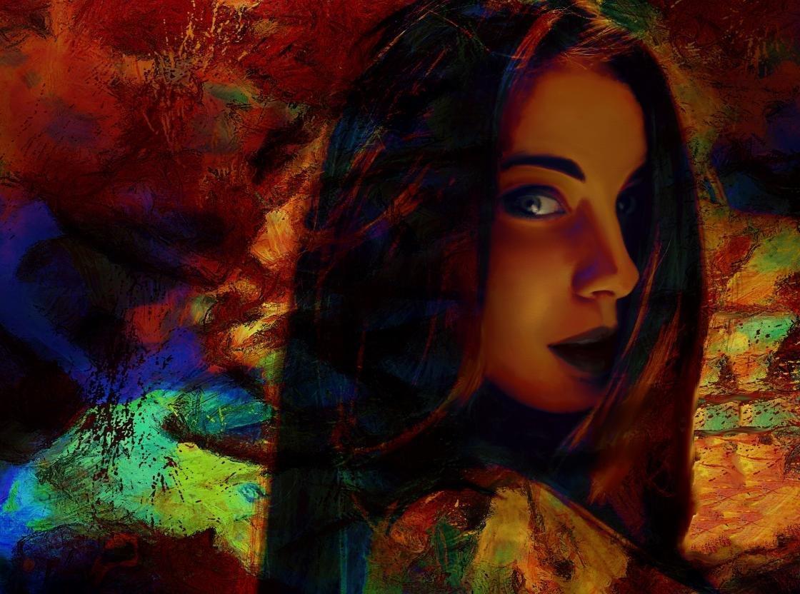 Girl Painting Wallpapers - Top Free Girl Painting Backgrounds ...