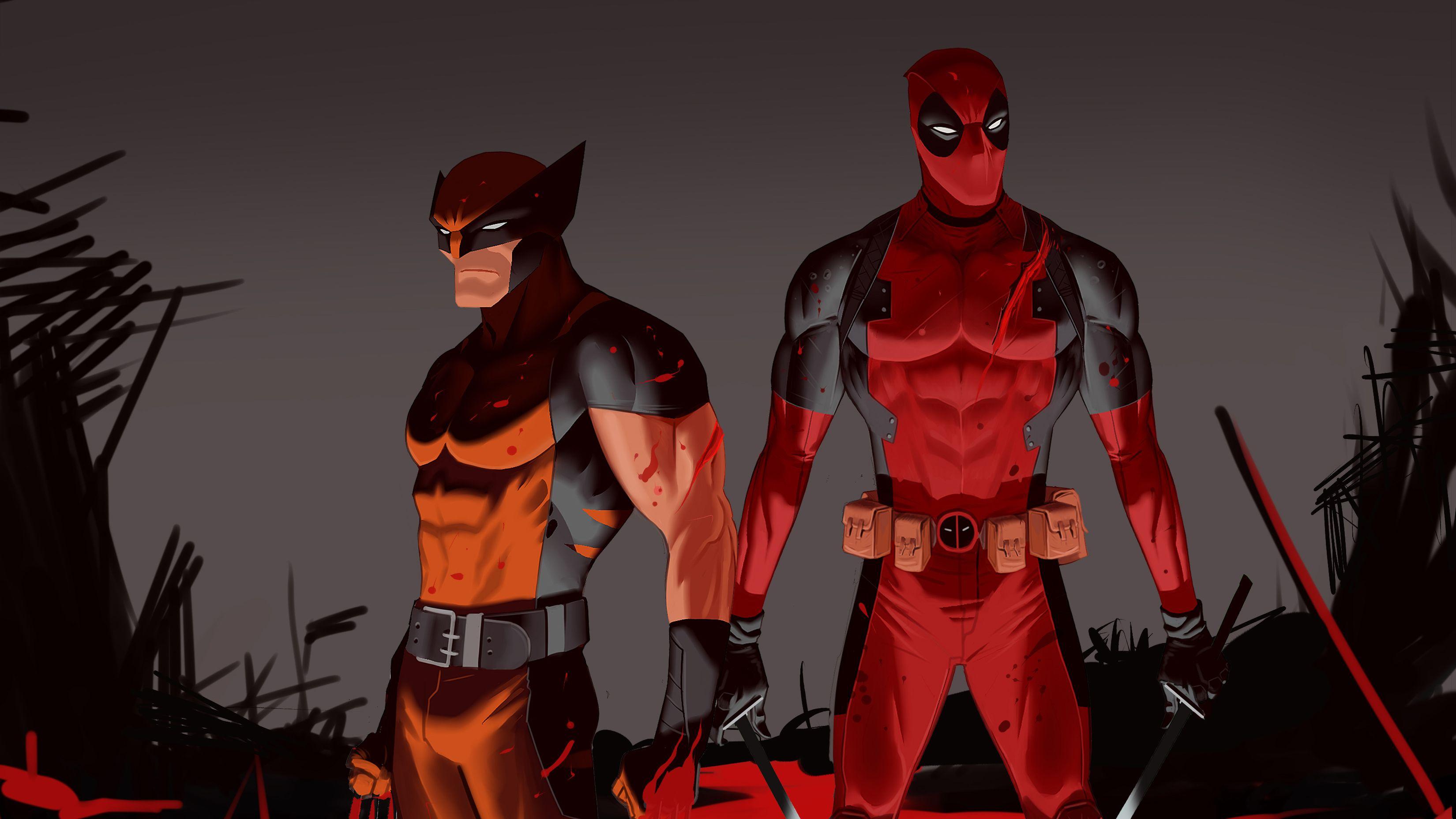 Deadpool and Wolverine Wallpapers - Top Free Deadpool and Wolverine ...