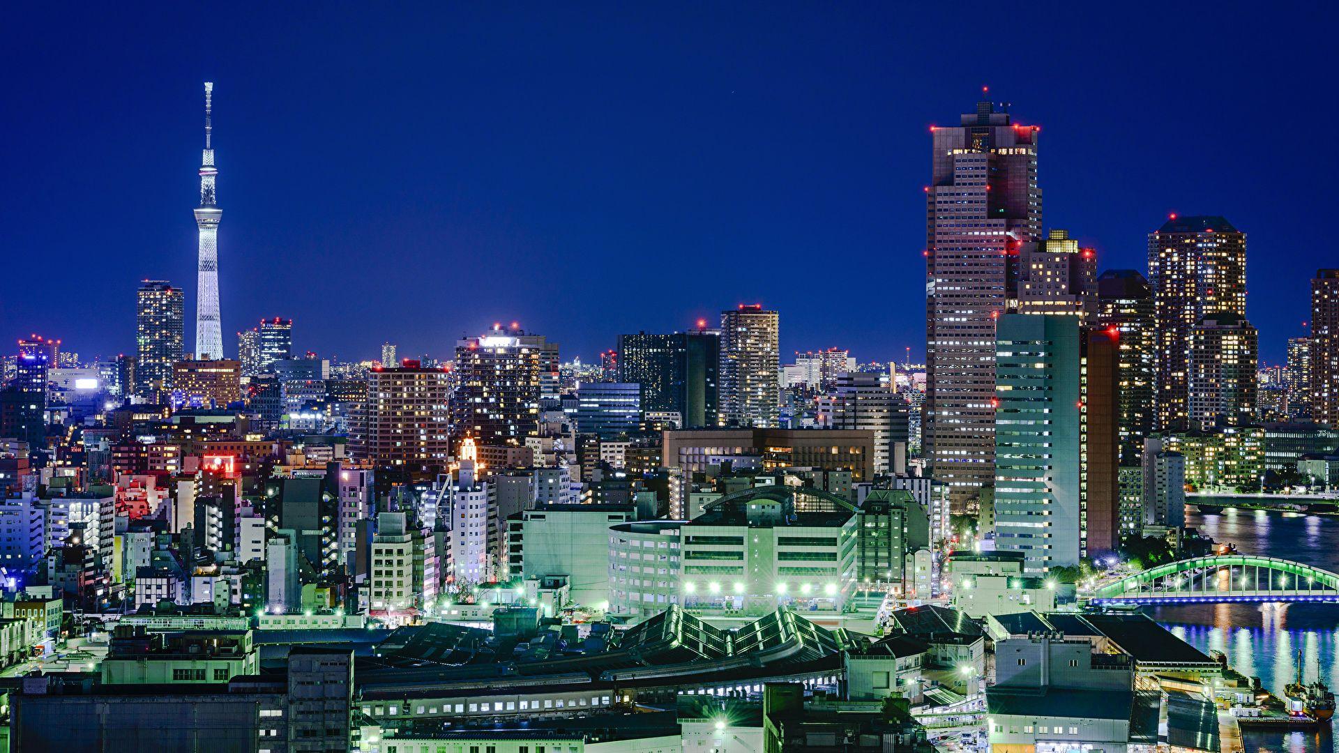 Tokyo Skyline at Night Wallpapers - Top Free Tokyo Skyline at Night ...