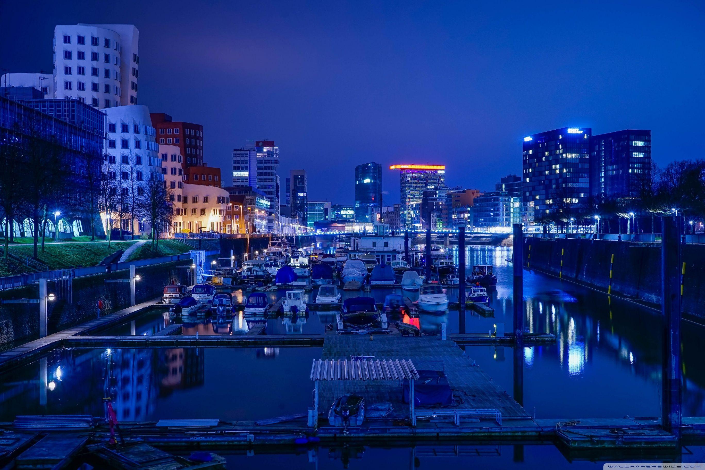 Blue City Night Wallpapers - Top Free Blue City Night Backgrounds ...