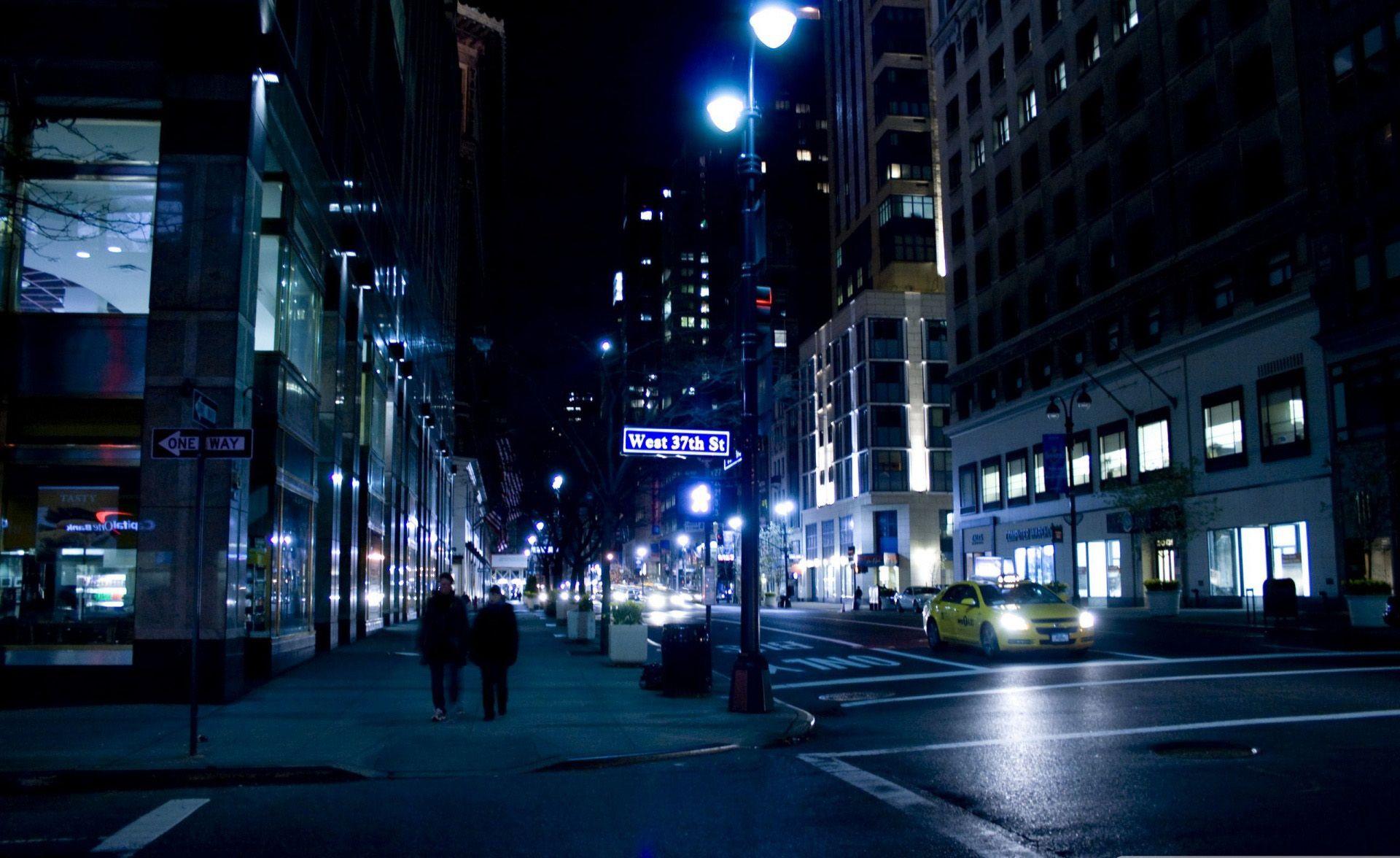 Blue City Night Wallpapers - Top Free Blue City Night Backgrounds ...