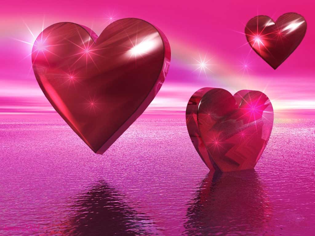 Pink Heart Desktop Wallpapers - Top Free Pink Heart Desktop Backgrounds ...