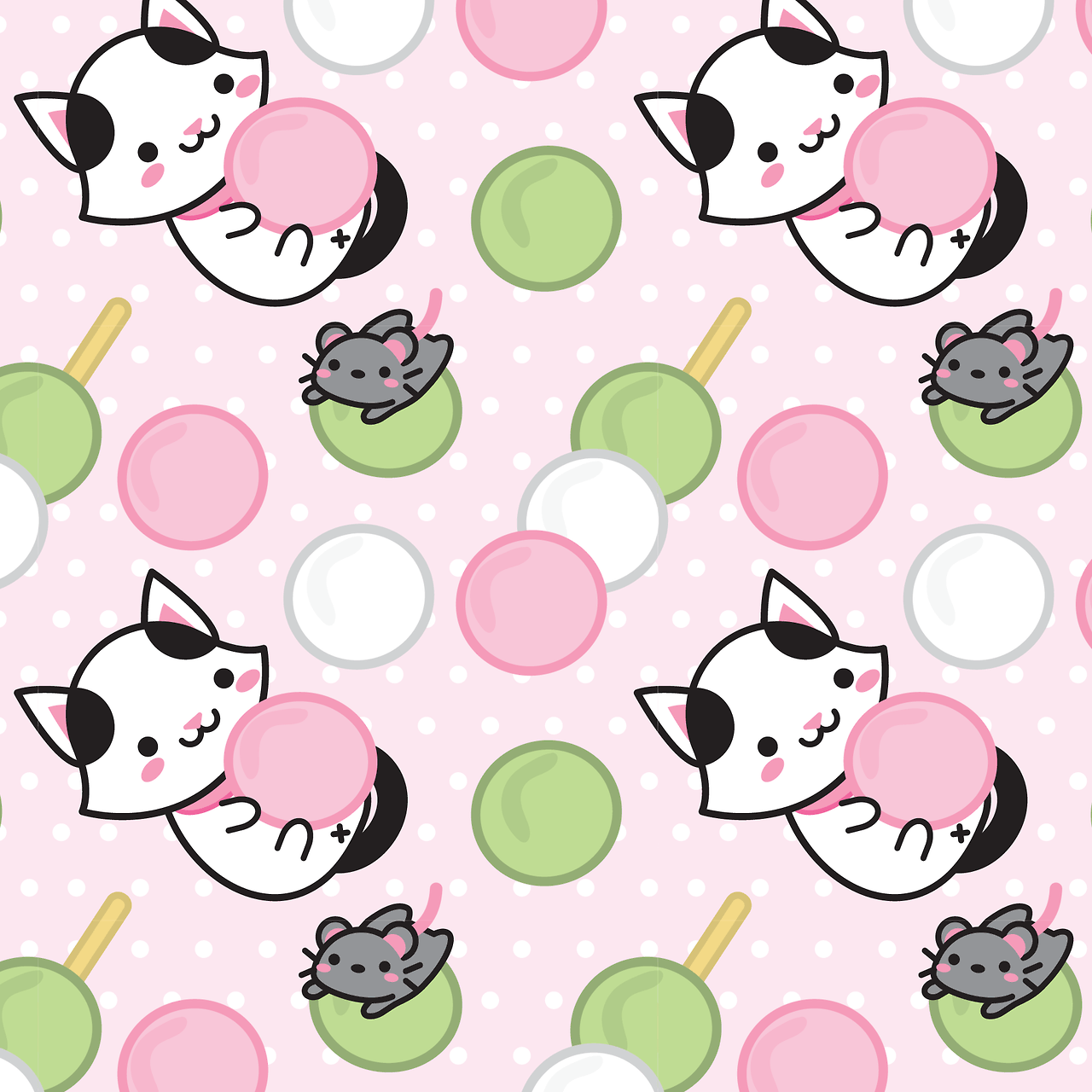 Cute Dango Wallpapers - Top Free Cute Dango Backgrounds - WallpaperAccess