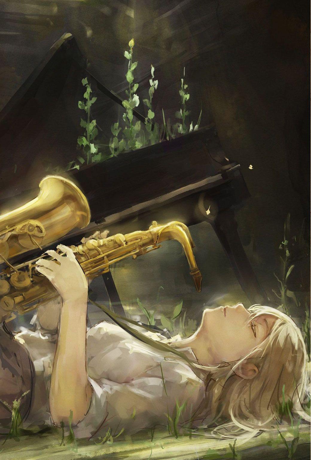 Saxophone Girl Wallpapers - Top Free Saxophone Girl Backgrounds ...