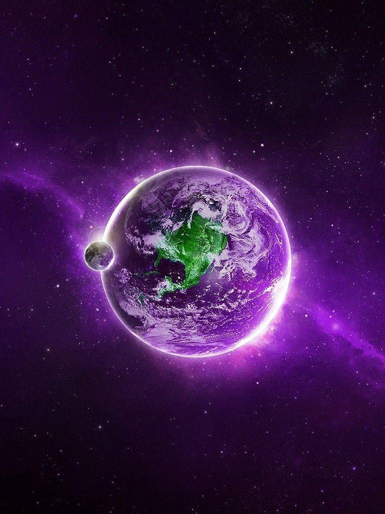 Purple Earth Wallpapers - Top Free Purple Earth Backgrounds ...