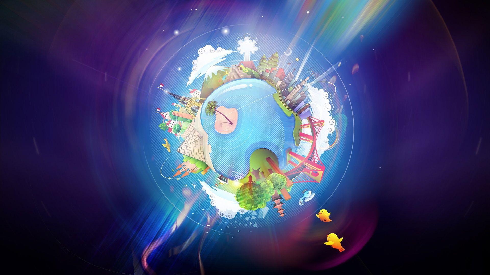 Abstract Earth Wallpapers - Top Free Abstract Earth Backgrounds ...