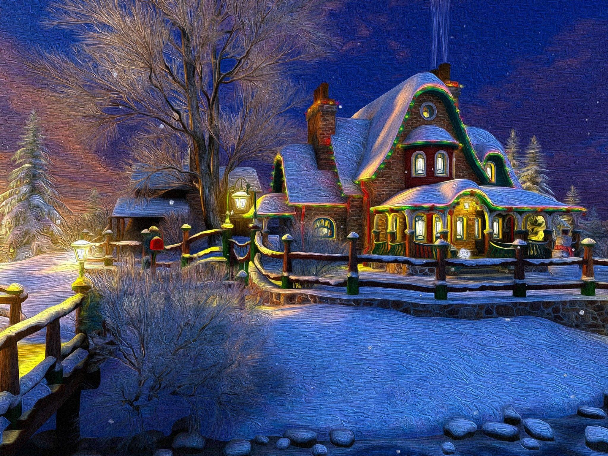 Cozy Christmas Desktop Wallpapers - Top Free Cozy Christmas Desktop ...