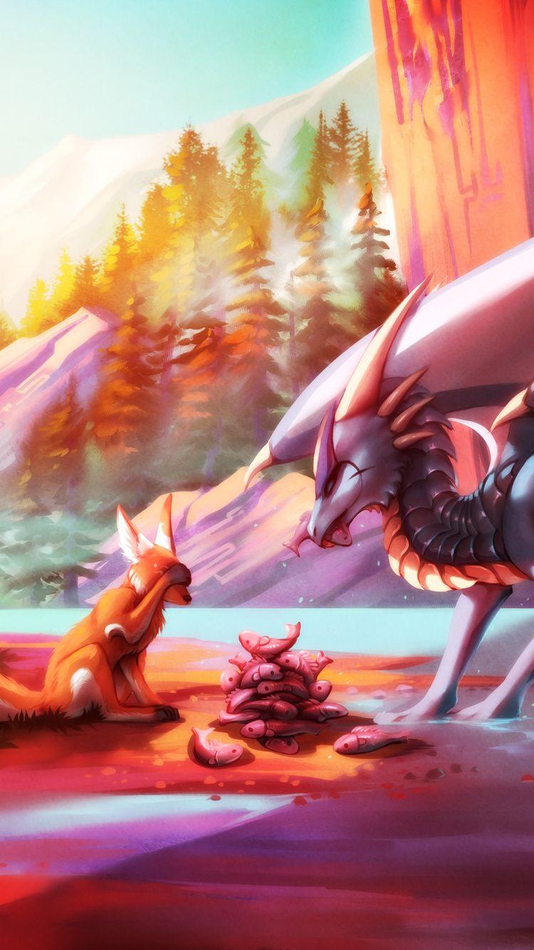 Dragon and Wolf Wallpapers - Top Free Dragon and Wolf Backgrounds ...