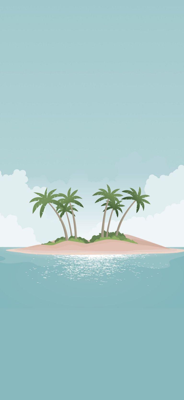 Minimalist Island Wallpapers - Top Free Minimalist Island Backgrounds ...