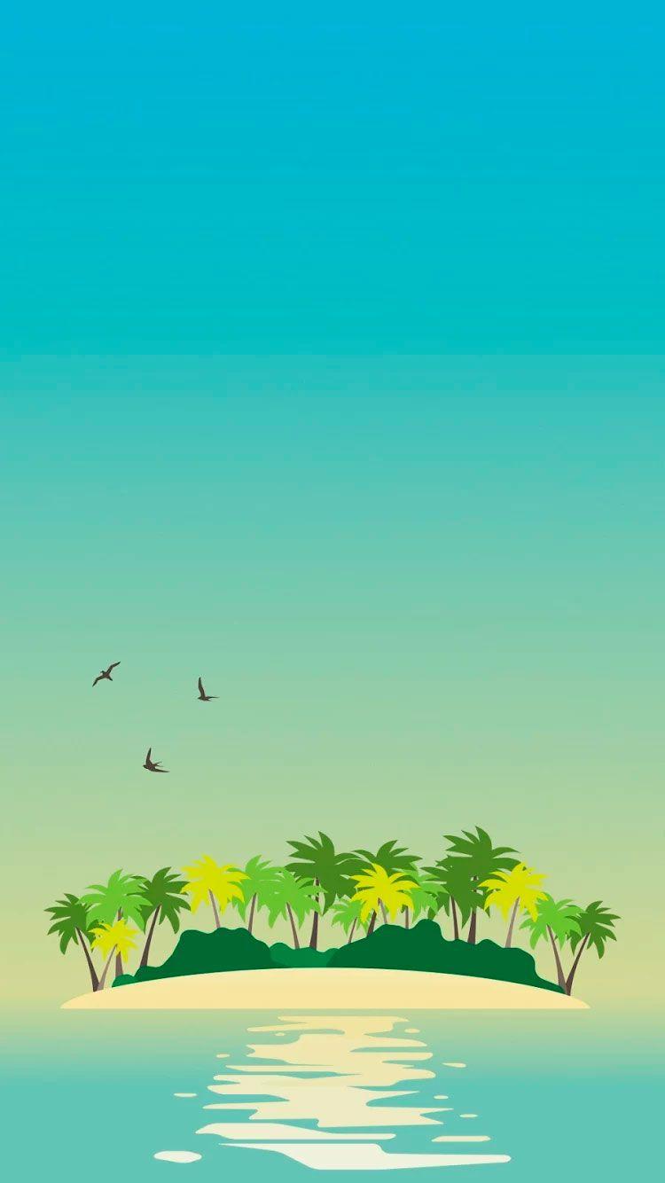 Minimalist Island Wallpapers - Top Free Minimalist Island Backgrounds ...